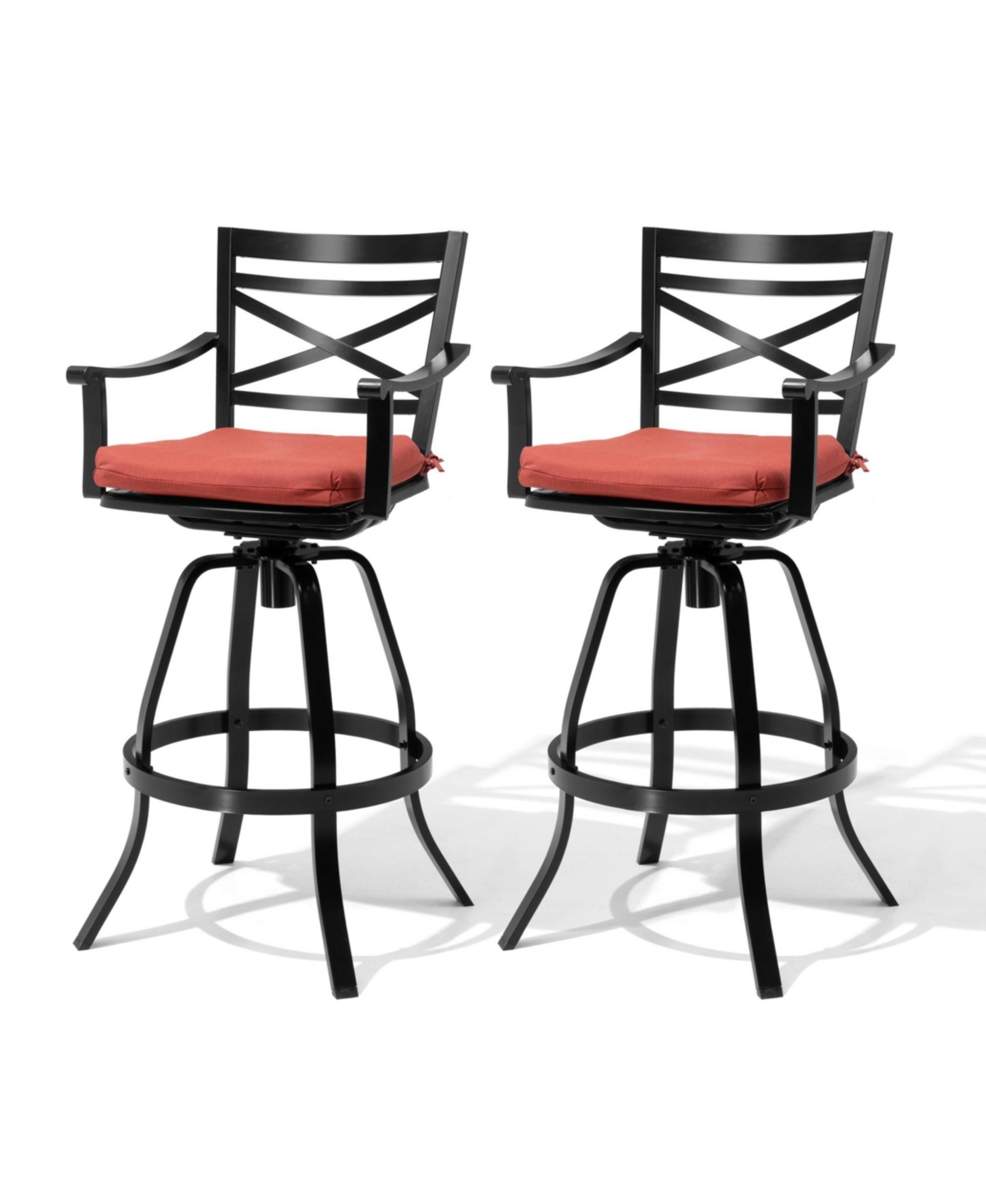 Click here for Pellebant 30 Aluminum Swivel Outdoor Bar Stools  S... prices
