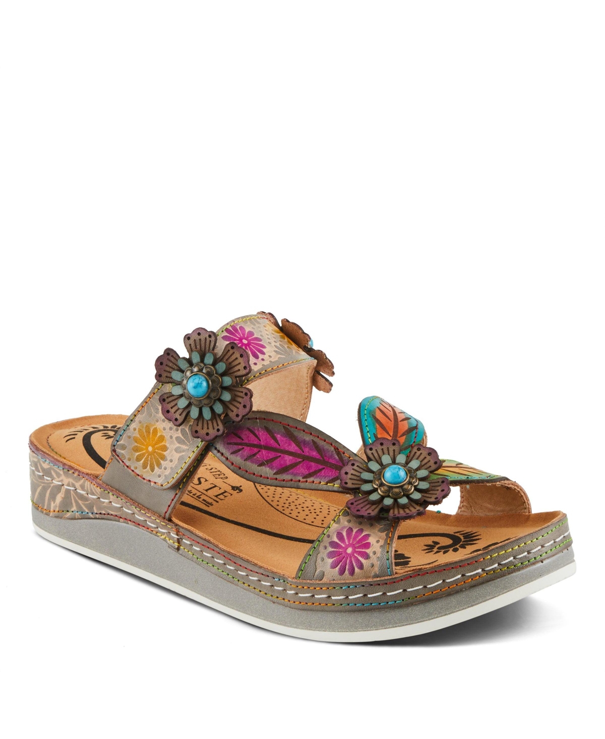 Click here for LArtiste Womens Spring Step Pillow-Soft Sandal - G... prices