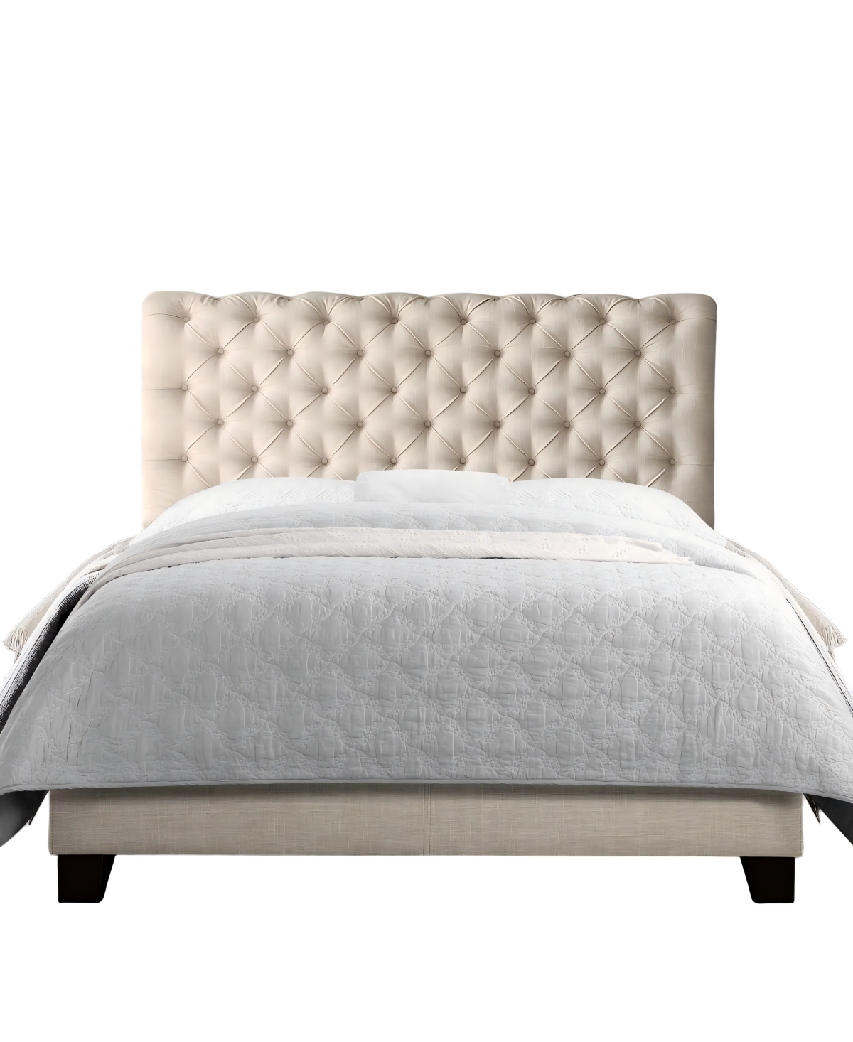 Click here for Boyel Living Luxury Upholstered Bed Frame with Tuf... prices