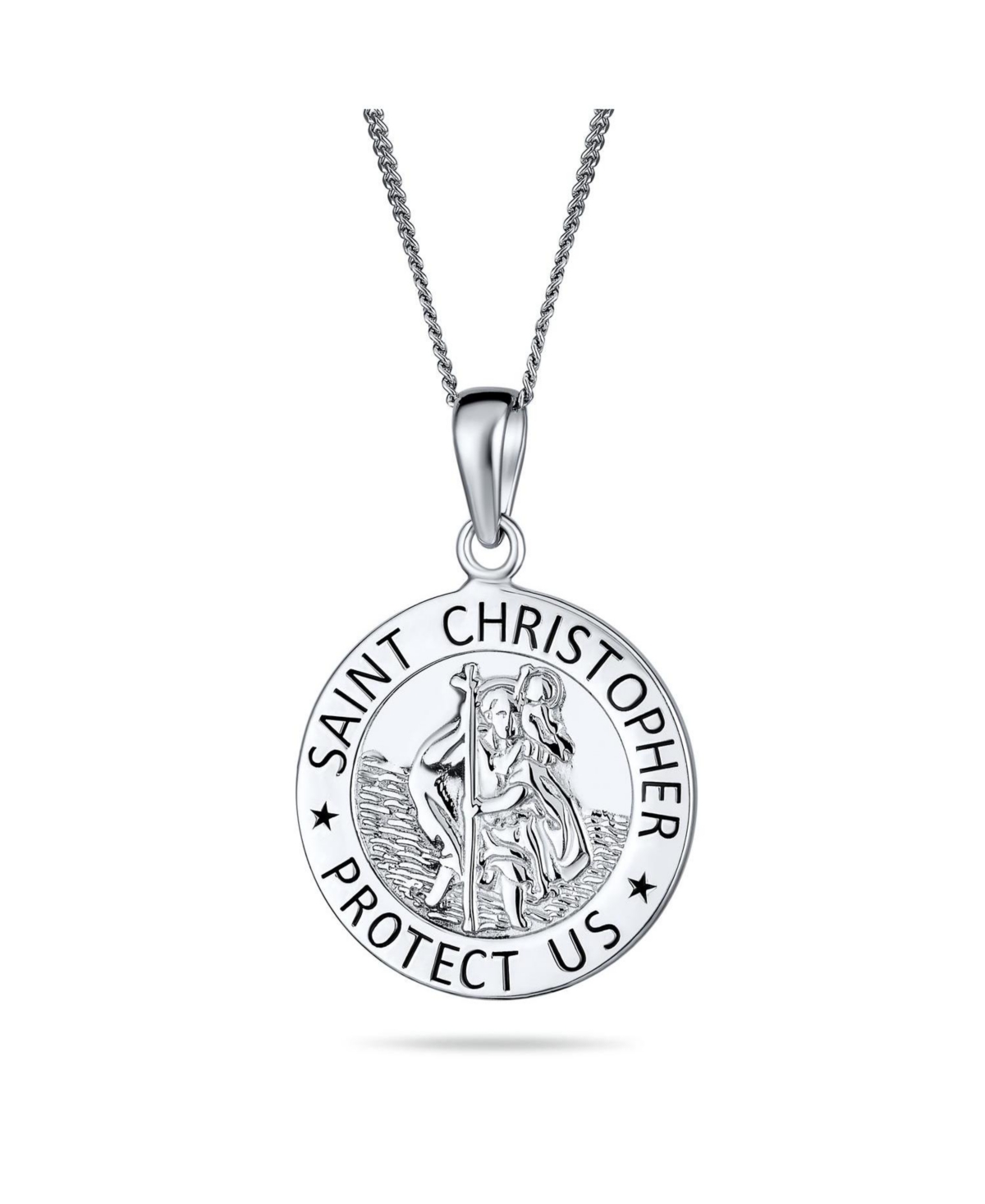 Click here for Bling Jewelry Parton Of Safe Travel Protect Us Rel... prices
