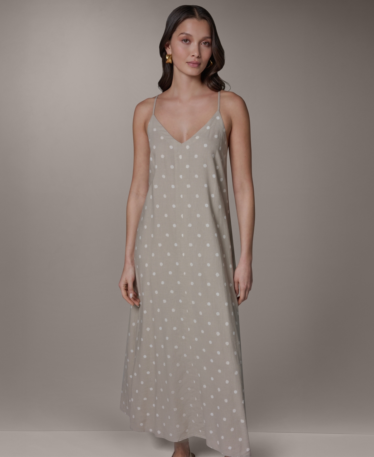 Click here for Donna Karan Weekend Womens Printed V-Neck Midi Dre... prices