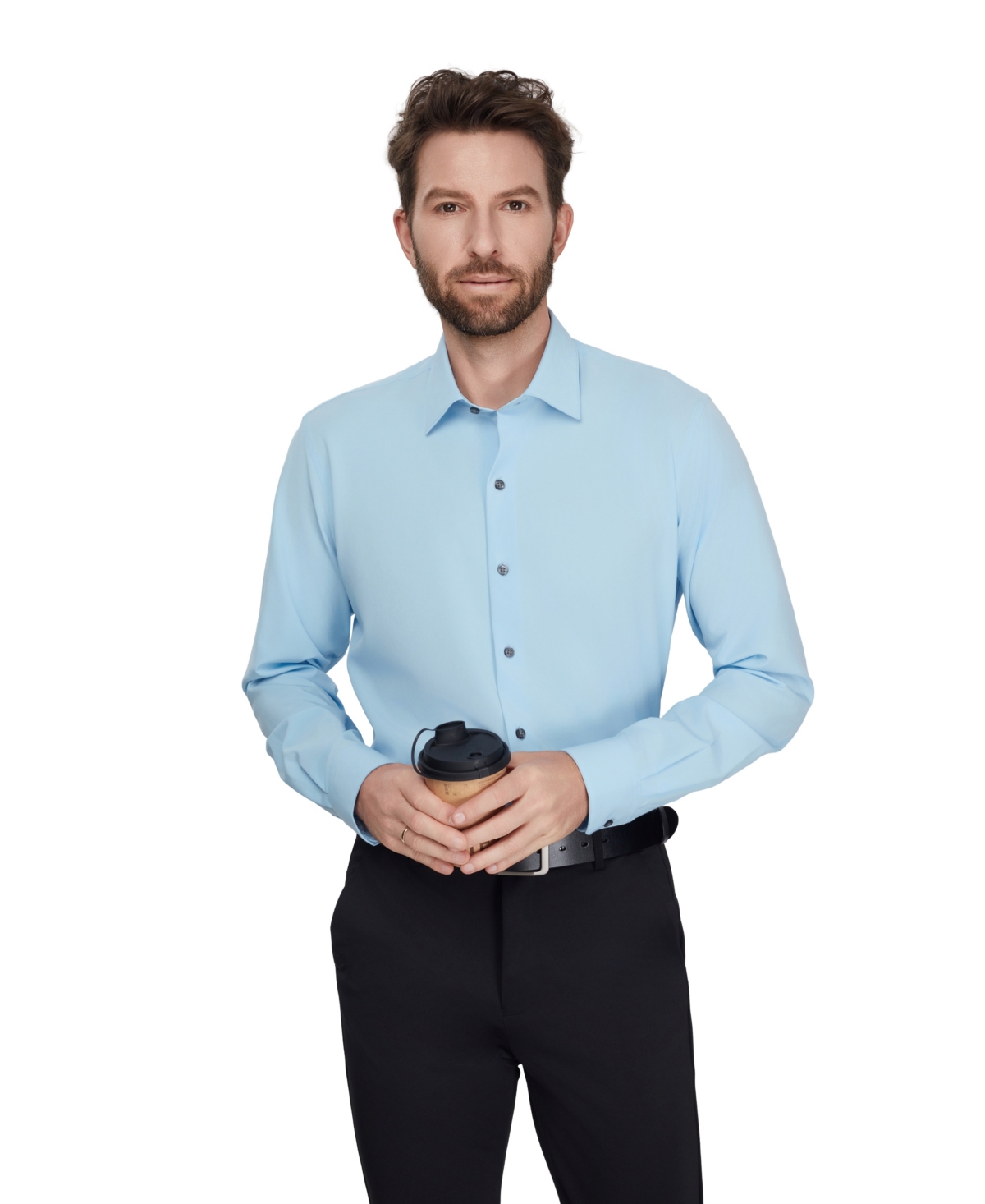Click here for Alfani Mens Slim-Fit Performance Solid Dress Shirt... prices