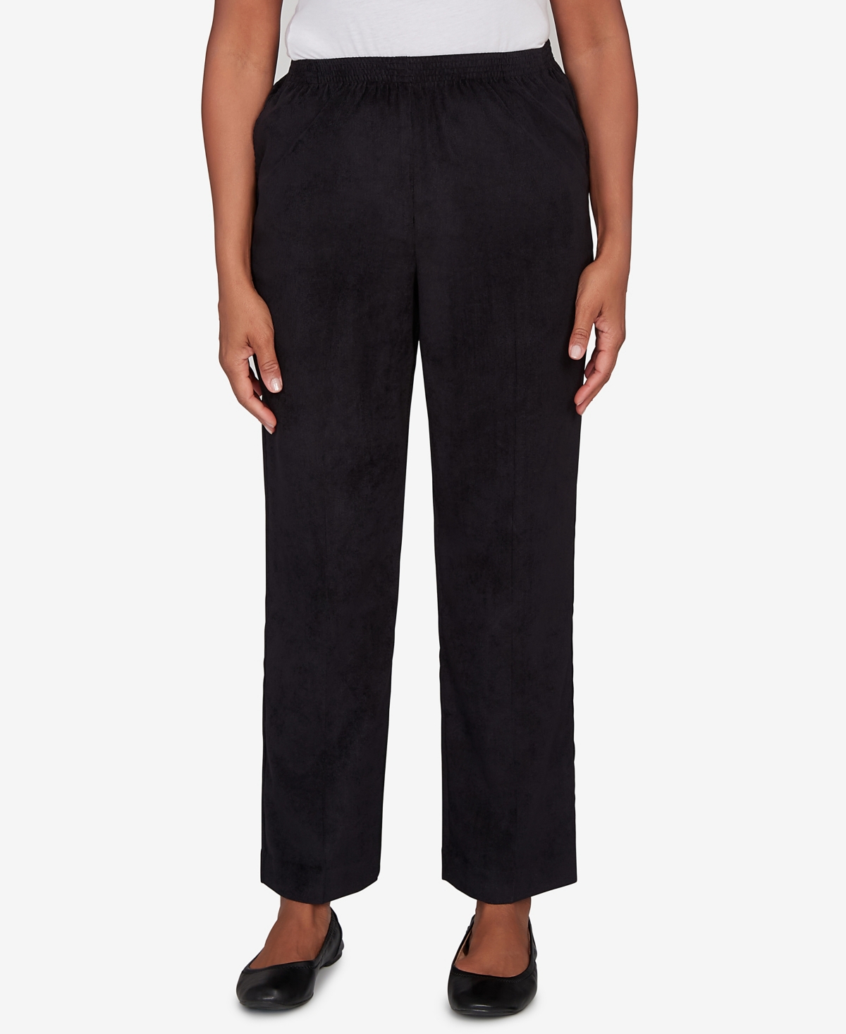 Click here for Alfred Dunner Womens Corduroy Short Length Pants -... prices