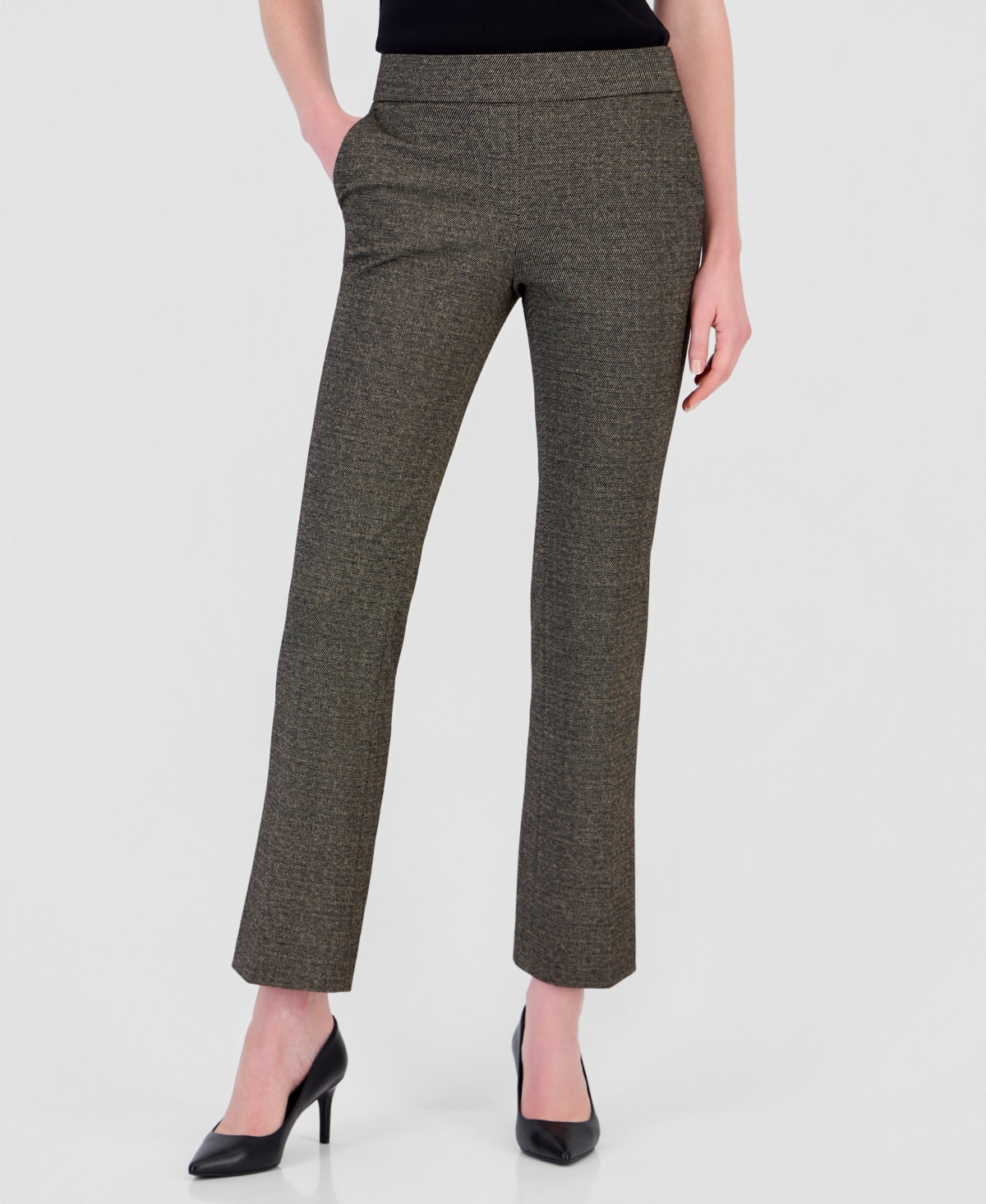 Click here for Anne Klein Womens Pull-On Straight Pants - Anne Bl... prices