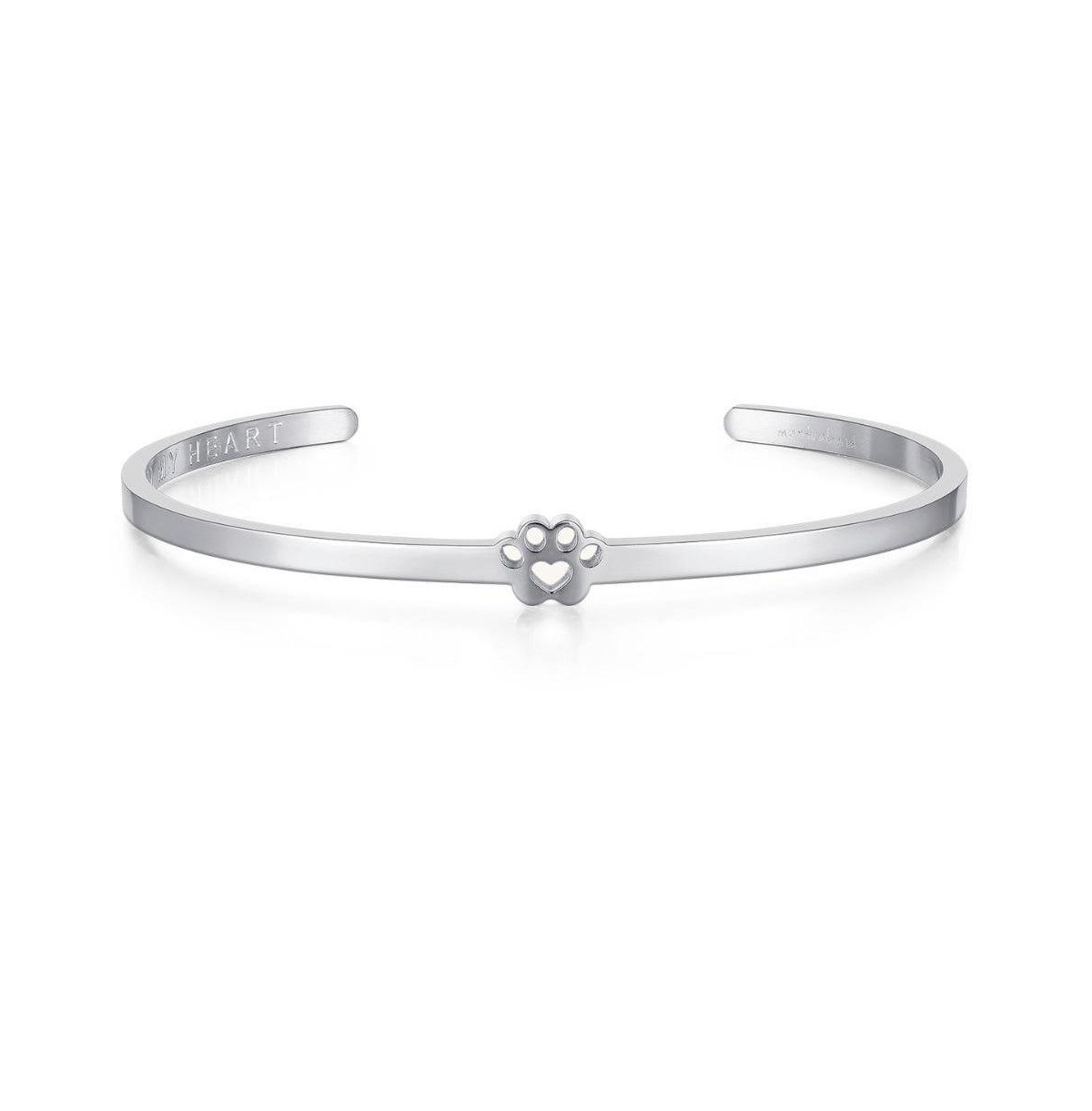 Click here for Mantra Pawprint Cuff - I Have Pawprints On My Hear... prices