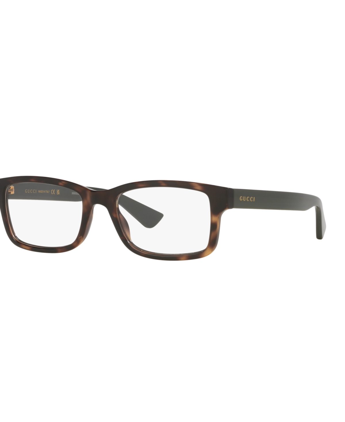 Click here for Gucci Mens Gg1717o Eyeglasses  GC002335 - Tortoise... prices