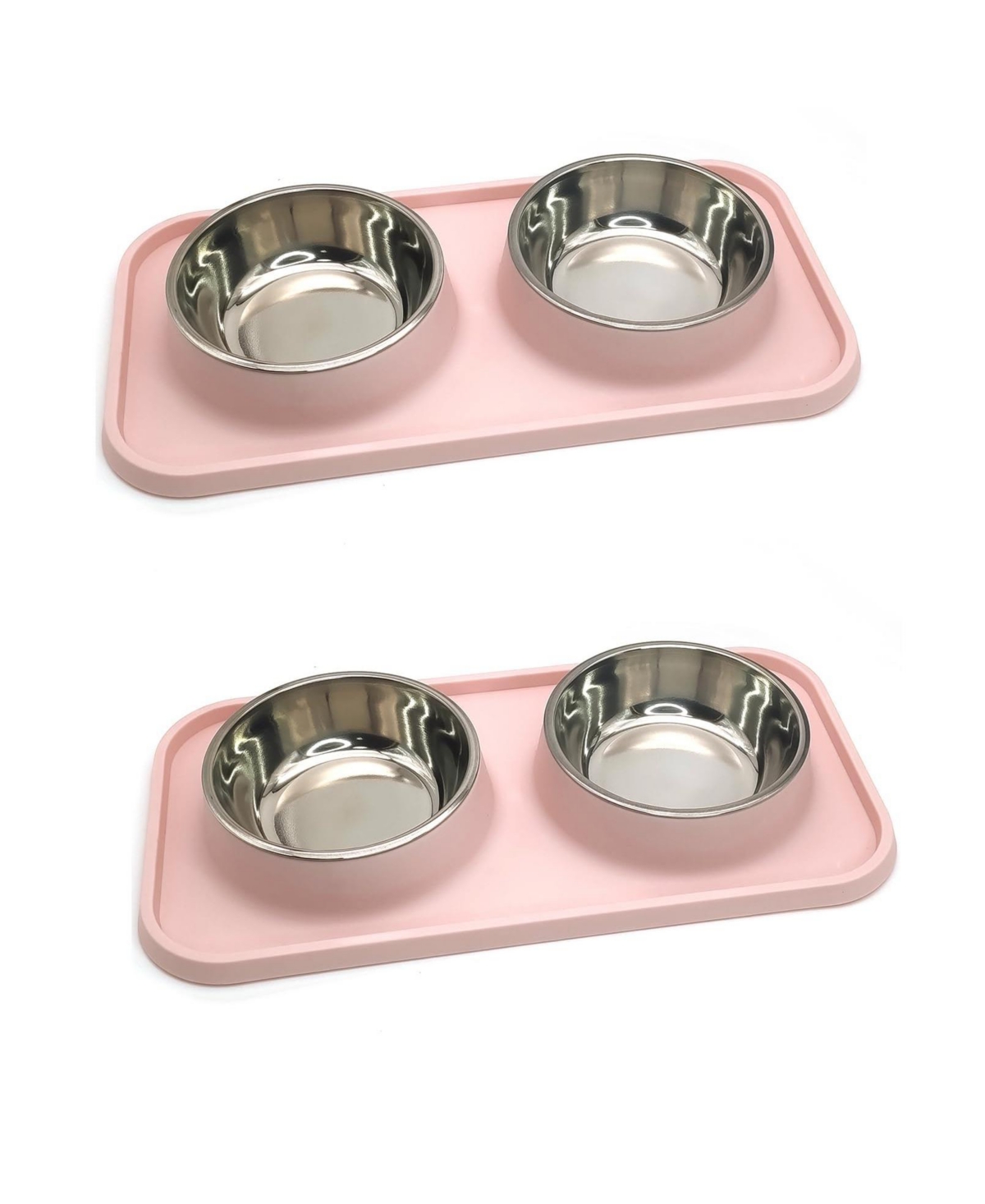Click here for Aronkl Stainless Steel Pet Feeder Set Non-Slip Spi... prices