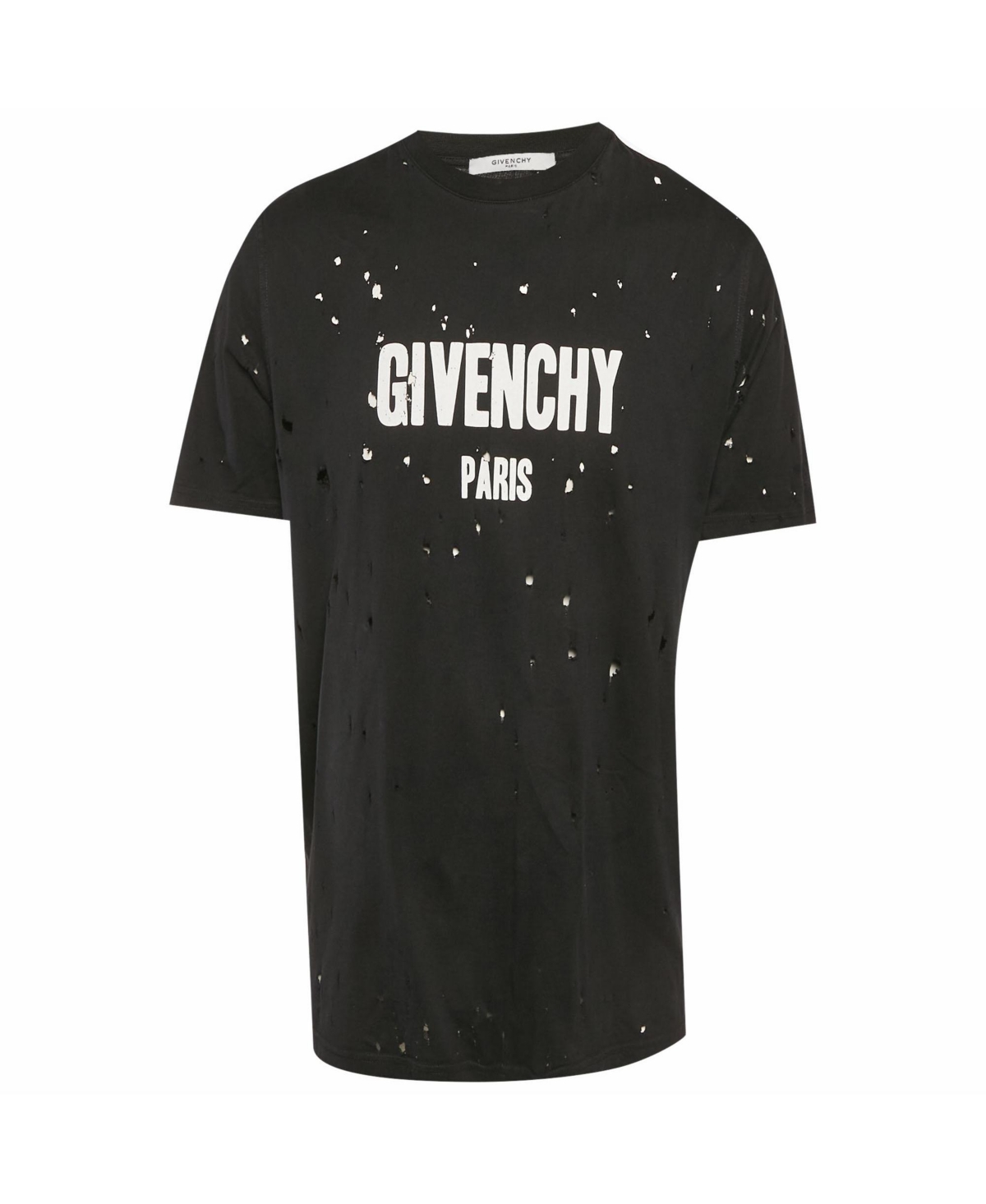 Click here for Pre-Owned Givenchy Mens Logo Print Jersey Distress... prices