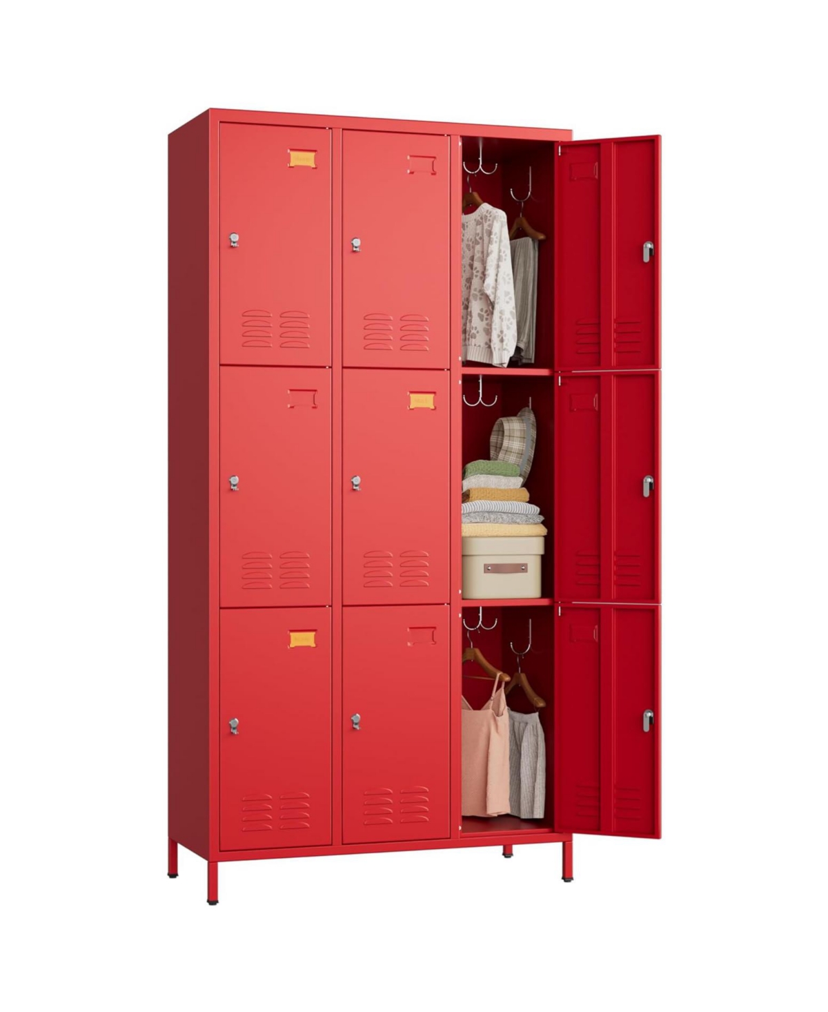 Click here for Boyel Living 9-Door Metal Locker with Business Car... prices