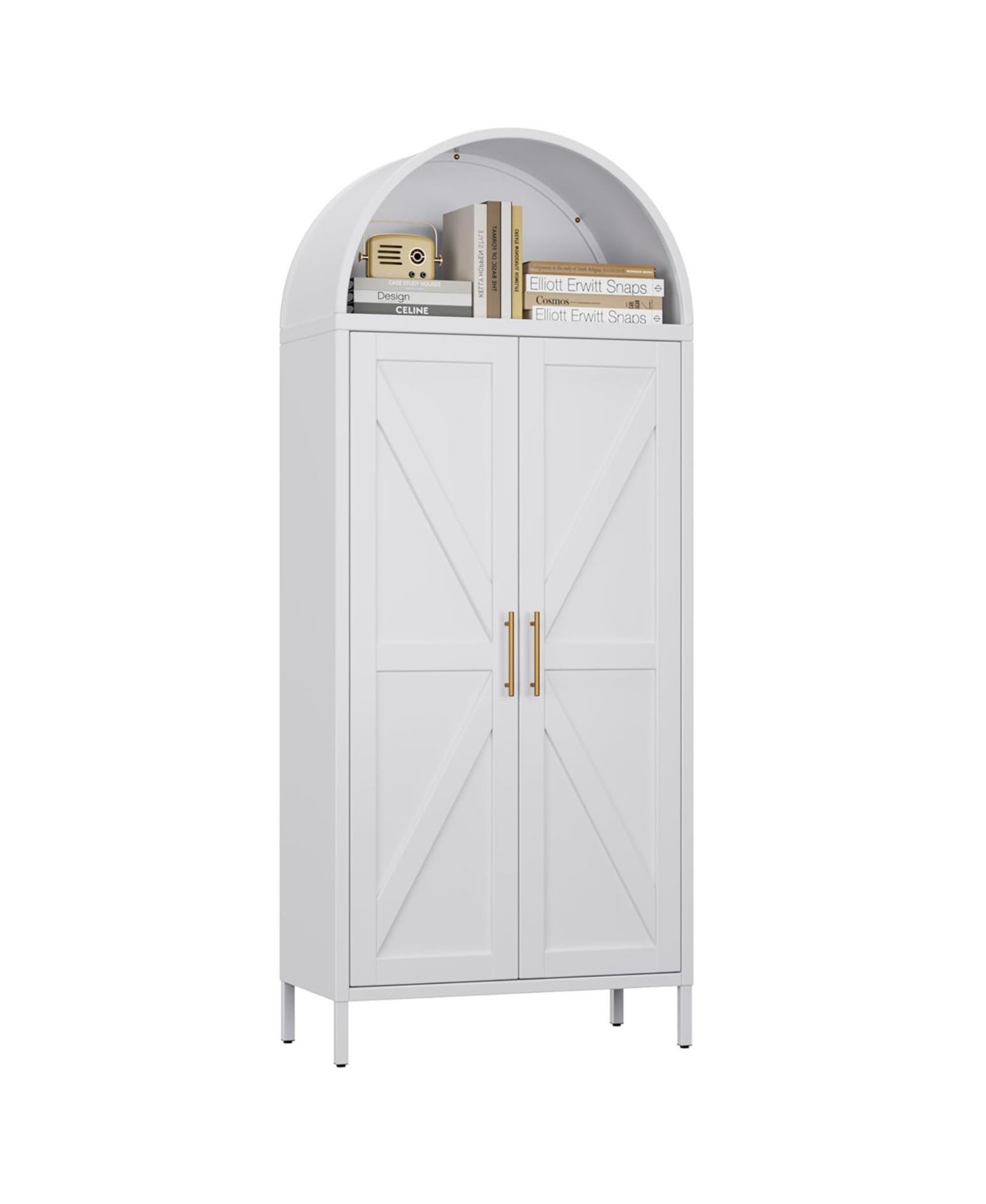 Click here for Boyel Living Metal Arched Storage Cabinet with Doo... prices