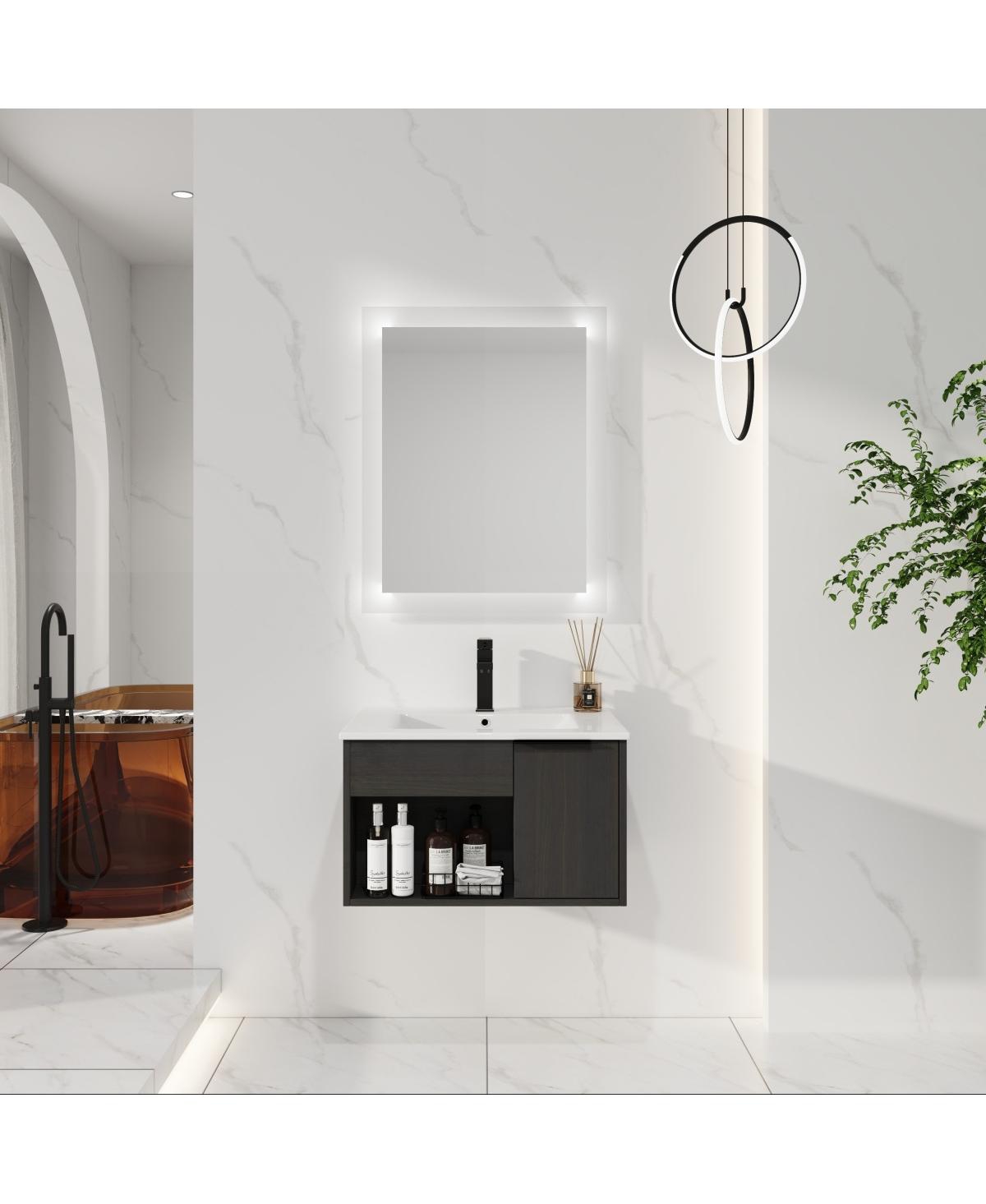 Click here for Sillysis Wall Mounted Bathroom Vanity with Ceramic... prices