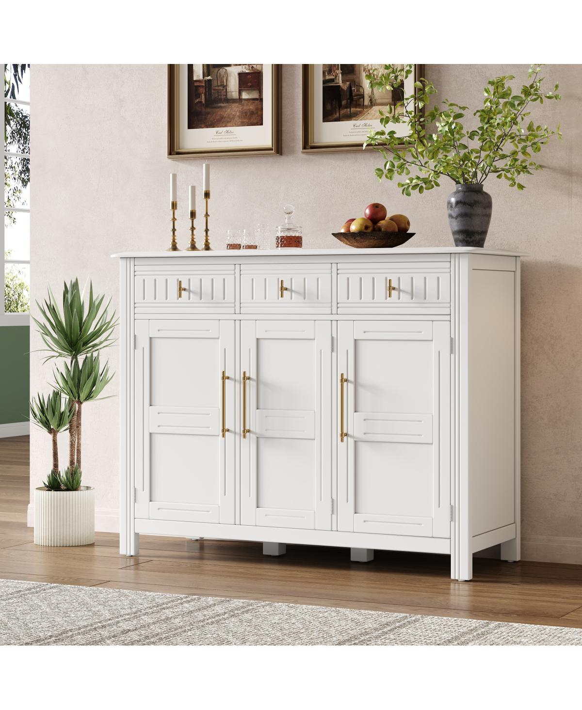 Click here for Streamdale Furniture 3-Door 3-Drawer Storage Cabin... prices