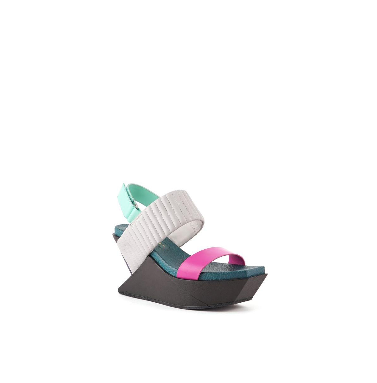 Click here for United Nude Womens Delta Wedge Puffier - Rose prices