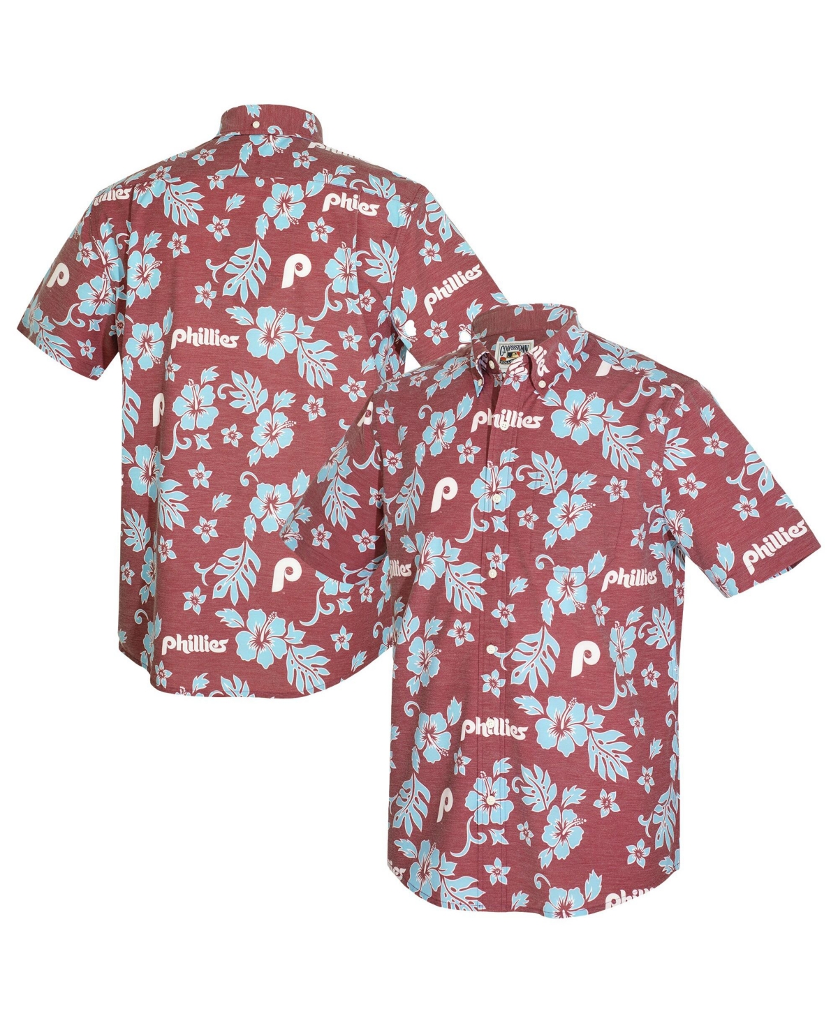 Click here for Reyn Spooner Mens Maroon Philadelphia Phillies Coo... prices