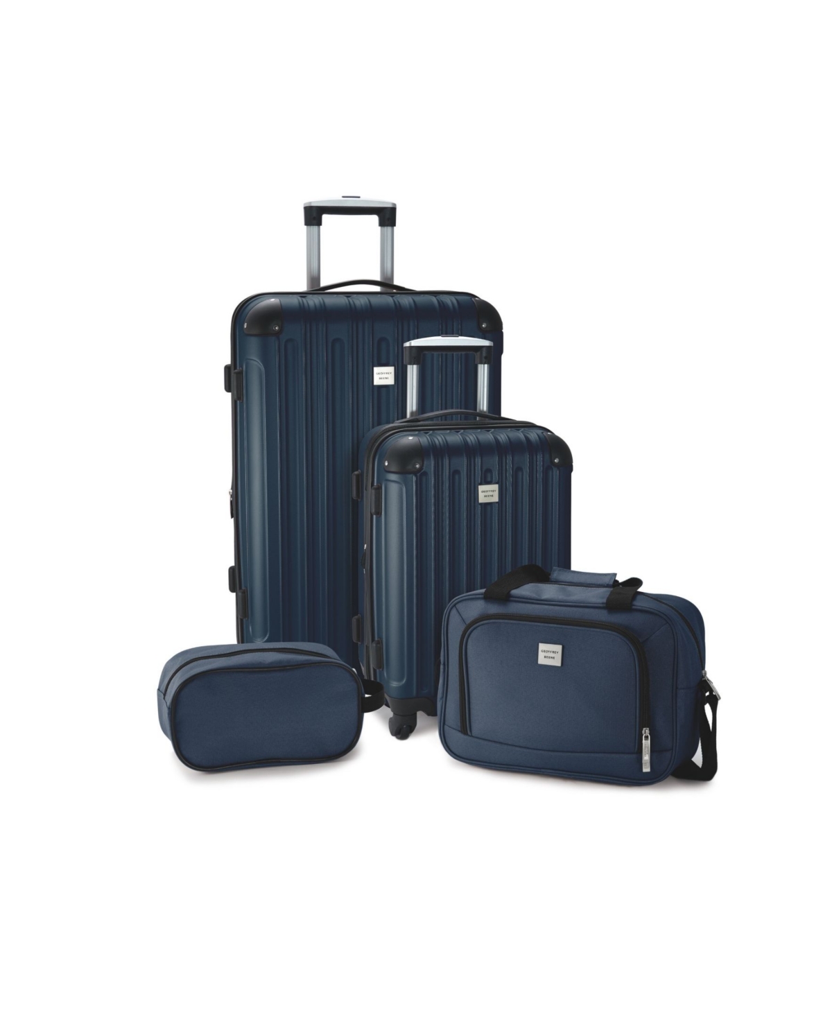 Click here for Geoffrey Beene Colorado 4-Piece Luggage Set - Navy prices