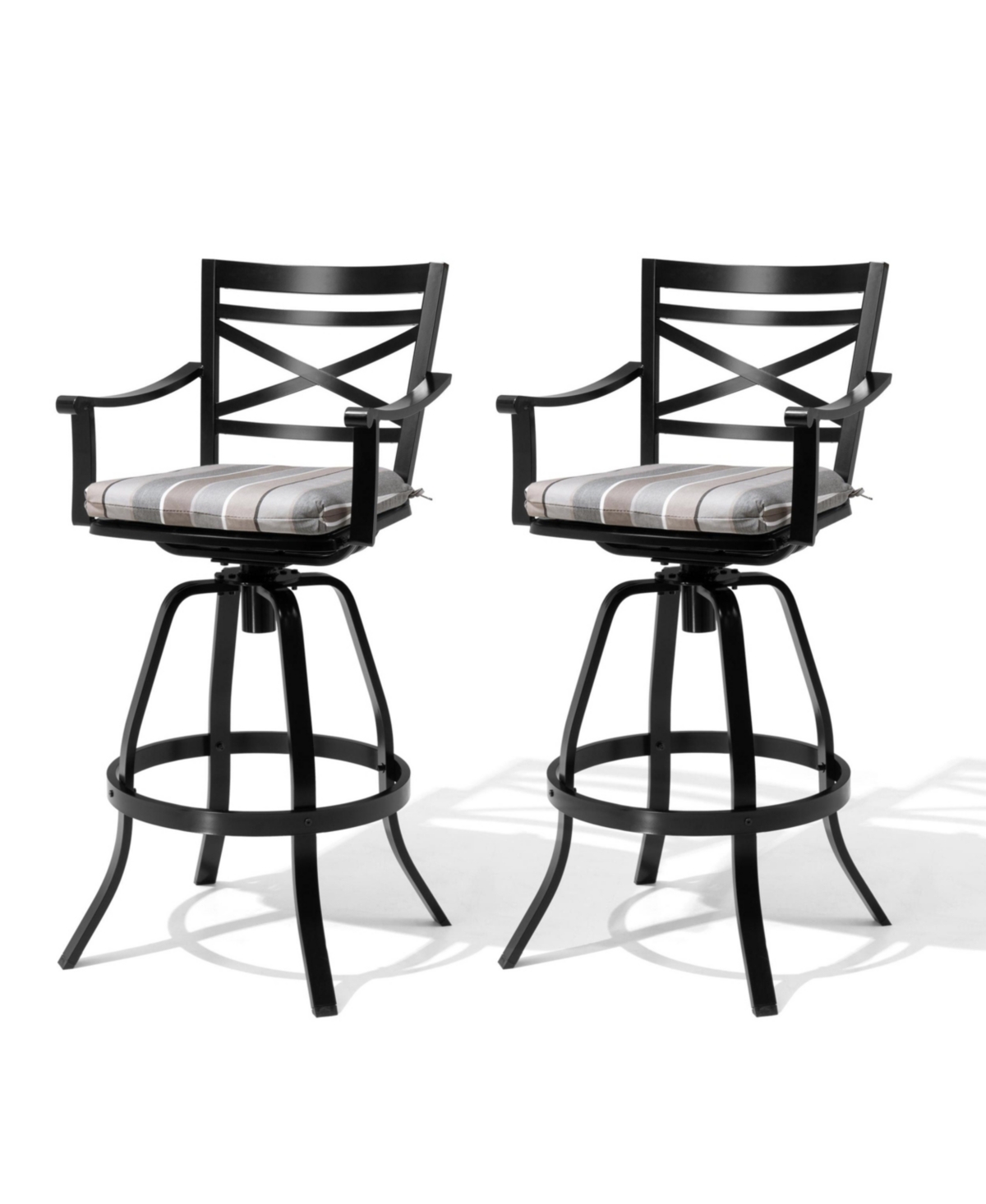 Click here for Pellebant 30 Aluminum Swivel Outdoor Bar Stools  S... prices