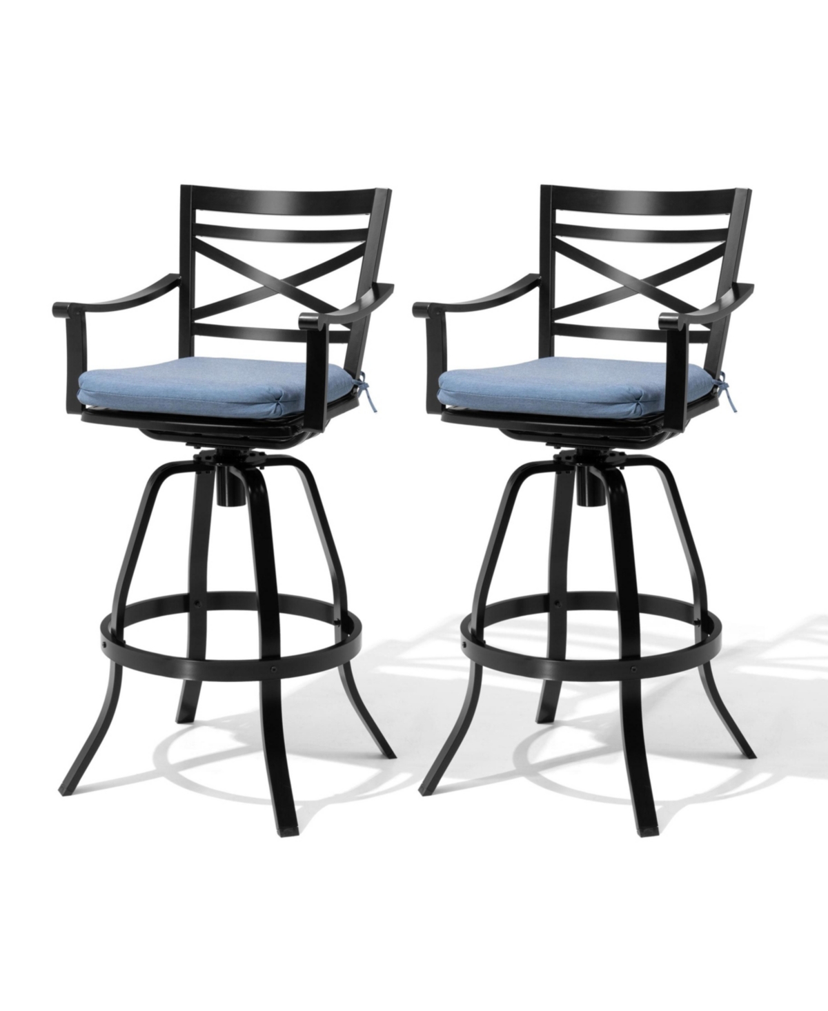 Click here for Pellebant 30 Aluminum Swivel Outdoor Bar Stools  S... prices