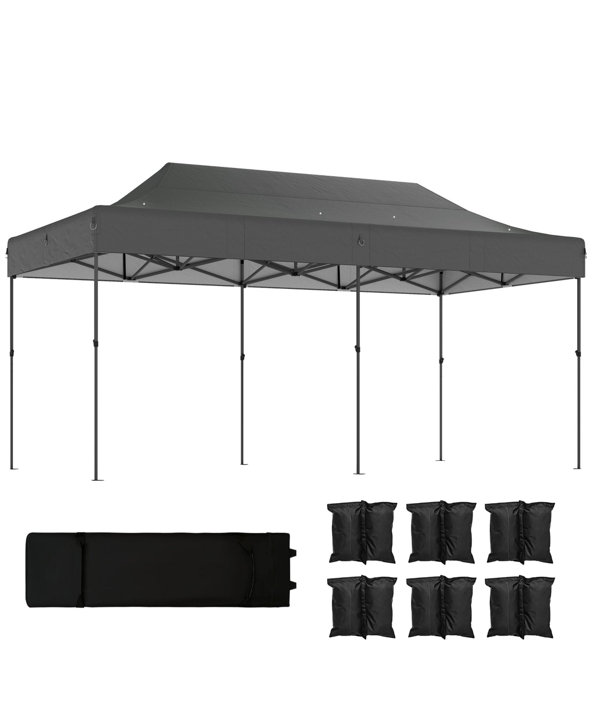 Click here for Outsunny 10x20 ft Pop Up Canopy Tent  Heavy Duty O... prices
