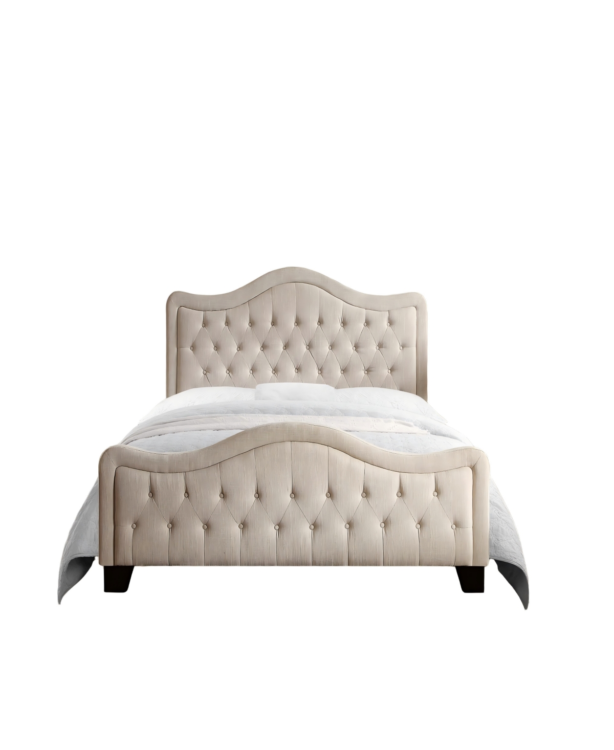 Click here for Boyel Living Upholstered Bed with Curved Headboard... prices