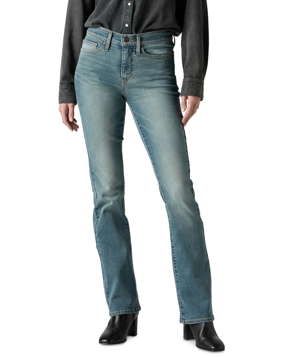 Click here for Levis Womens 315 Shaping Mid Rise Lightweight Boot... prices