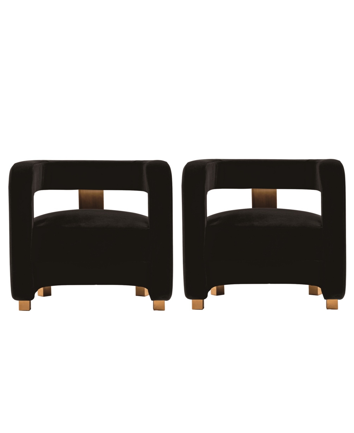 Click here for Manhattan Comfort Amirah 2-Piece Velvet Upholstere... prices