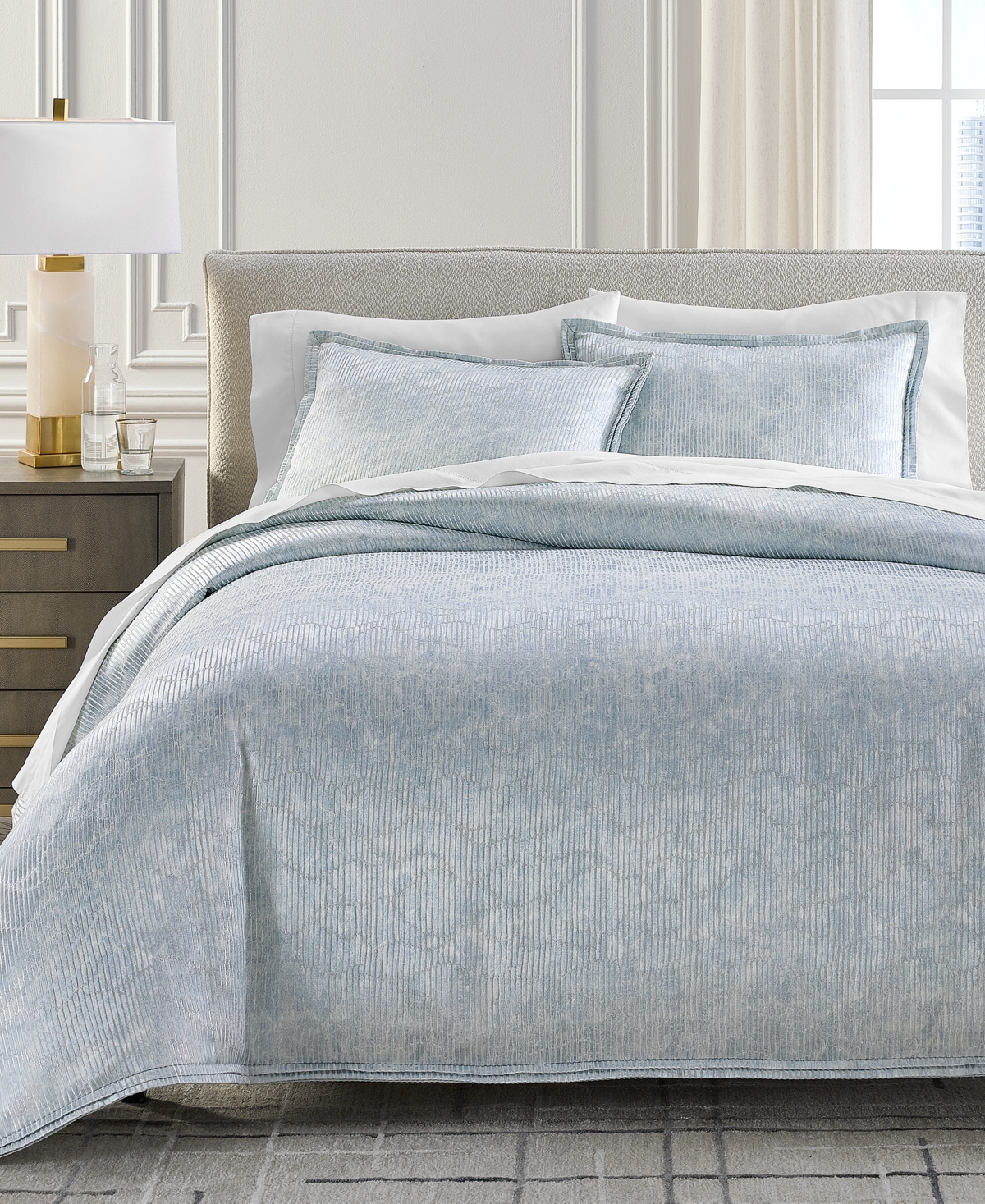 Click here for Hotel Collection Lustre Wave Shimmering Wave-Textu... prices