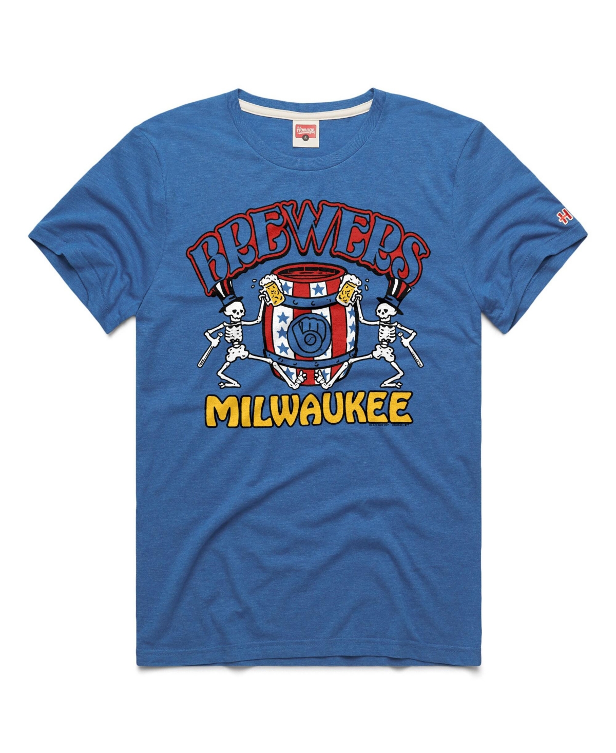 Click here for Homage Mens and Womens Royal Milwaukee Brewers Mlb... prices