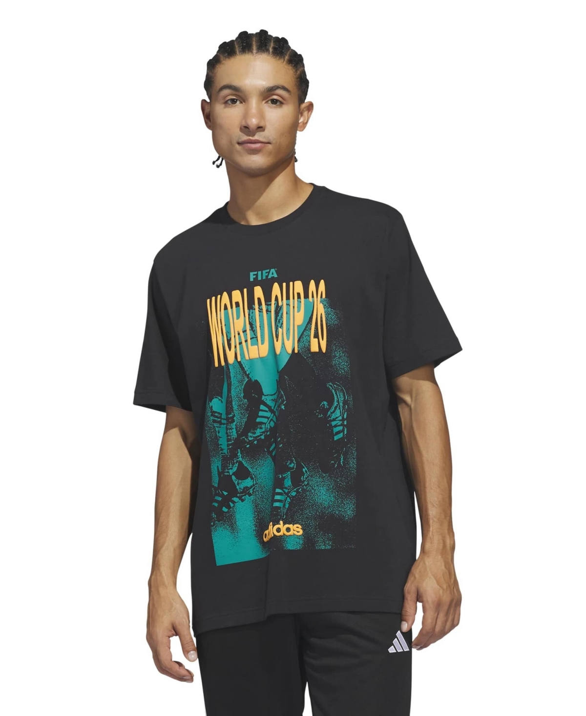Click here for Adidas Mens Black 2026 Fifa World Cup Tour T-Shirt... prices