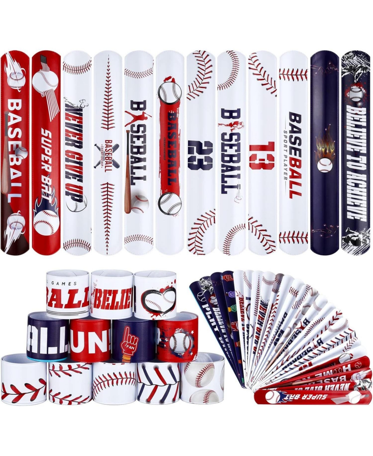Click here for Aoligeijs 48 Pieces Snap Bracelets Wristbands with... prices