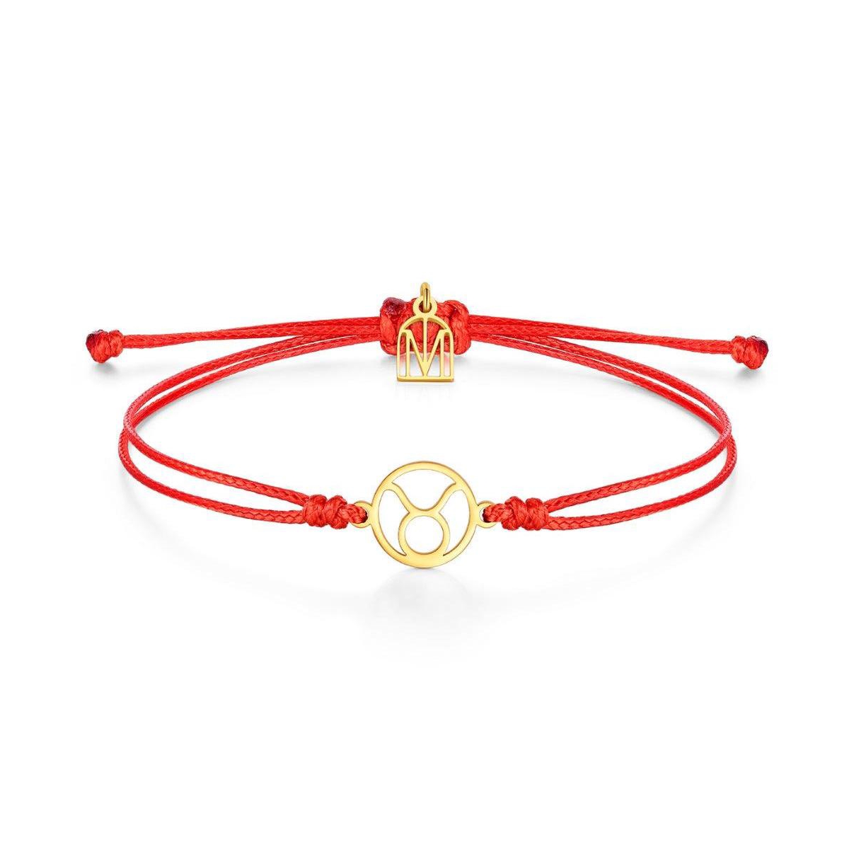 Click here for Mantra Zodiac Thread Bracelet - Taurus - yellow go... prices