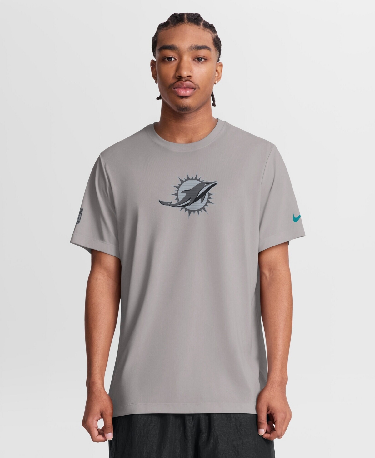 Click here for Nike Mens Gray Miami Dolphins Sideline Lead The Ch... prices