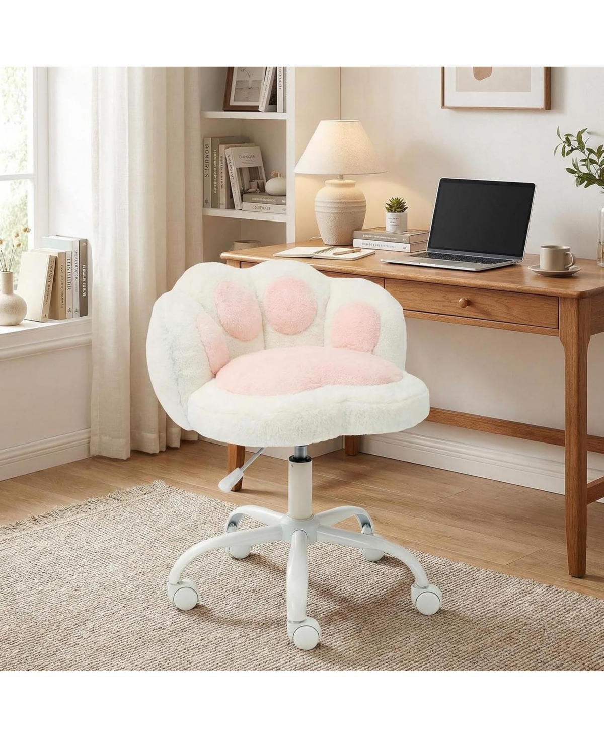 Click here for gaomon Armless Vanity Office Chair with Cat Back... prices