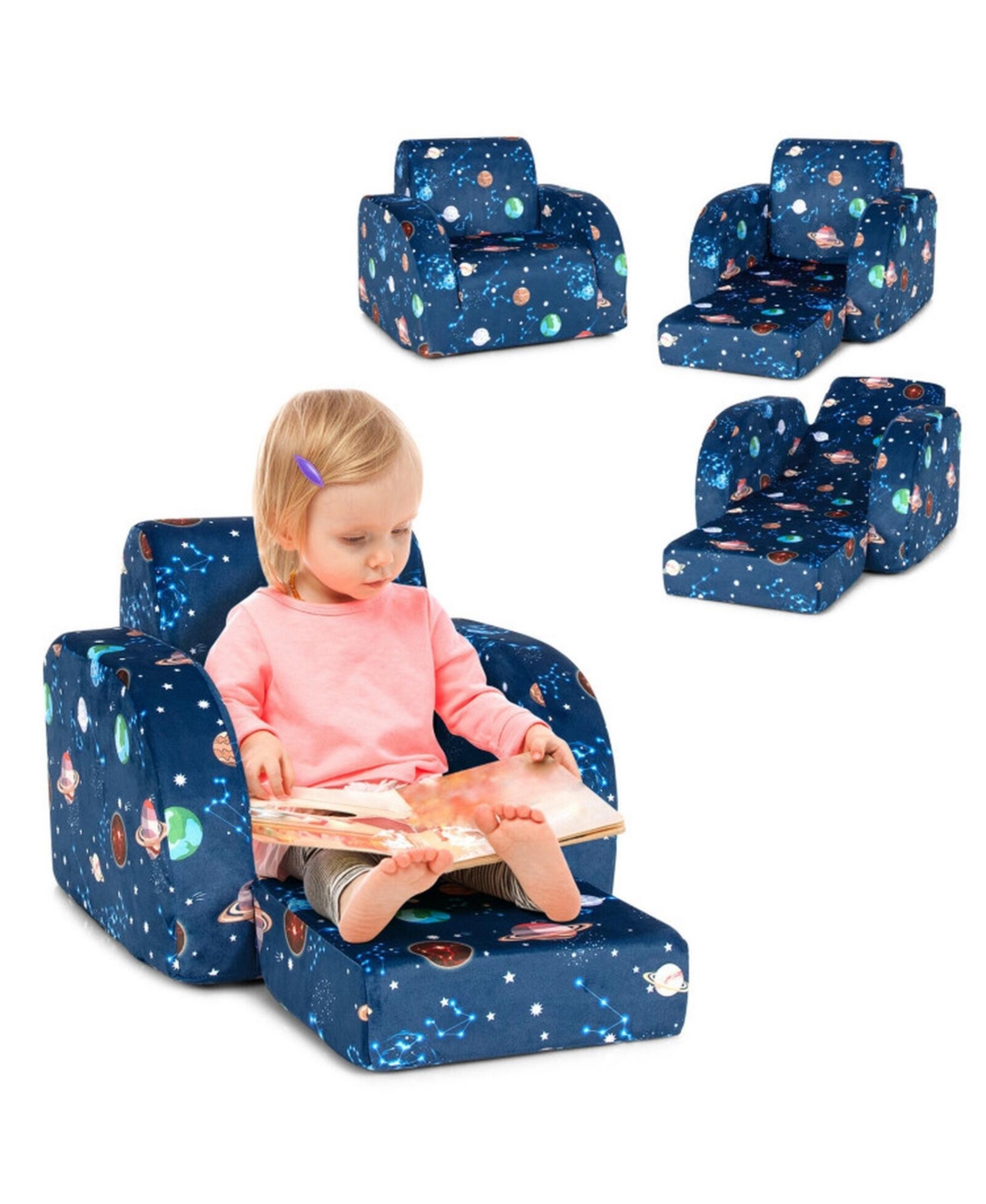Click here for Gouun 3-in-1 Convertible Kids Sofa Bed and Flip-Ou... prices