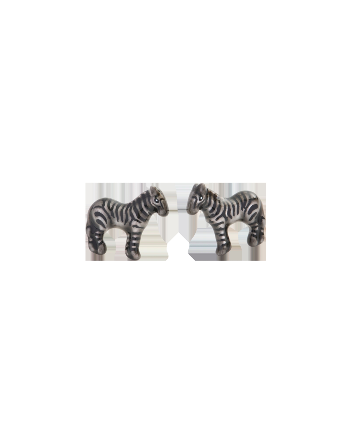 Click here for Fable England Zebra Stud Earrings - Balck prices