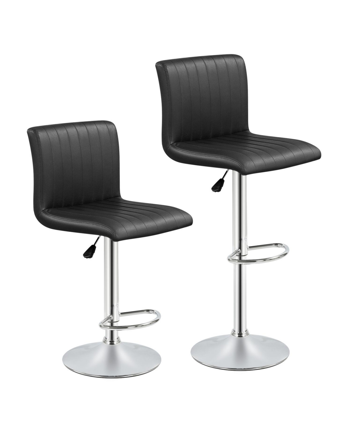 Click here for Slickblue Set of 2 Bar Stools with Adjustable Heig... prices