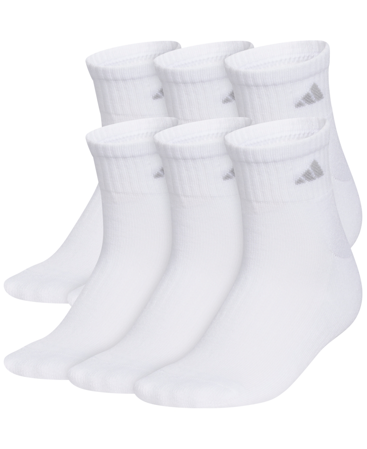 Click here for adidas Womens 6-Pack Classic Cushioned Socks - Whi... prices