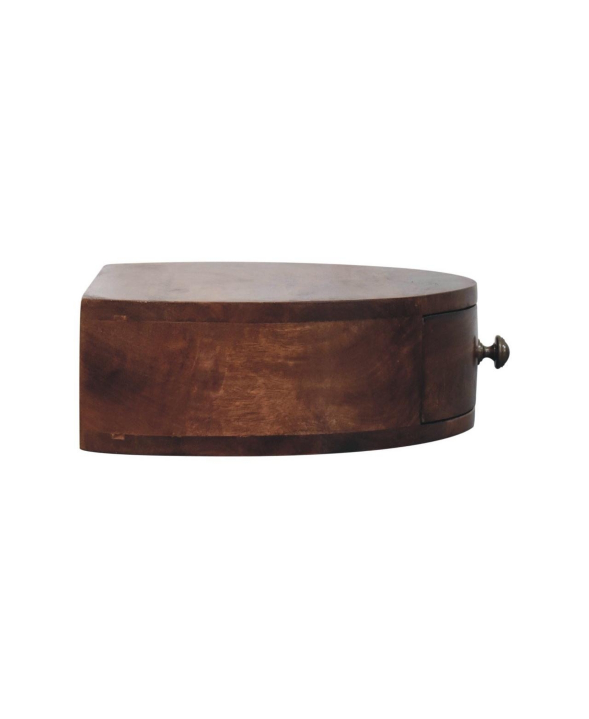 Click here for HomeRoots 16 Solid Wood One Drawer Half Moon Float... prices