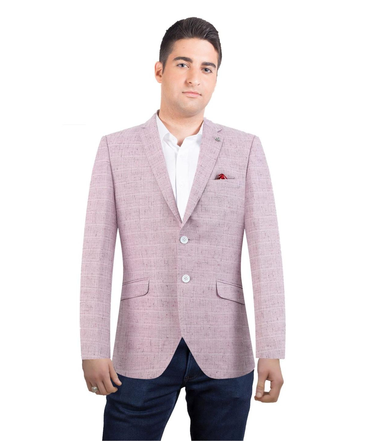 Click here for Elie Balleh Mens Slim Fit Sports Coat Jacket - Pin... prices
