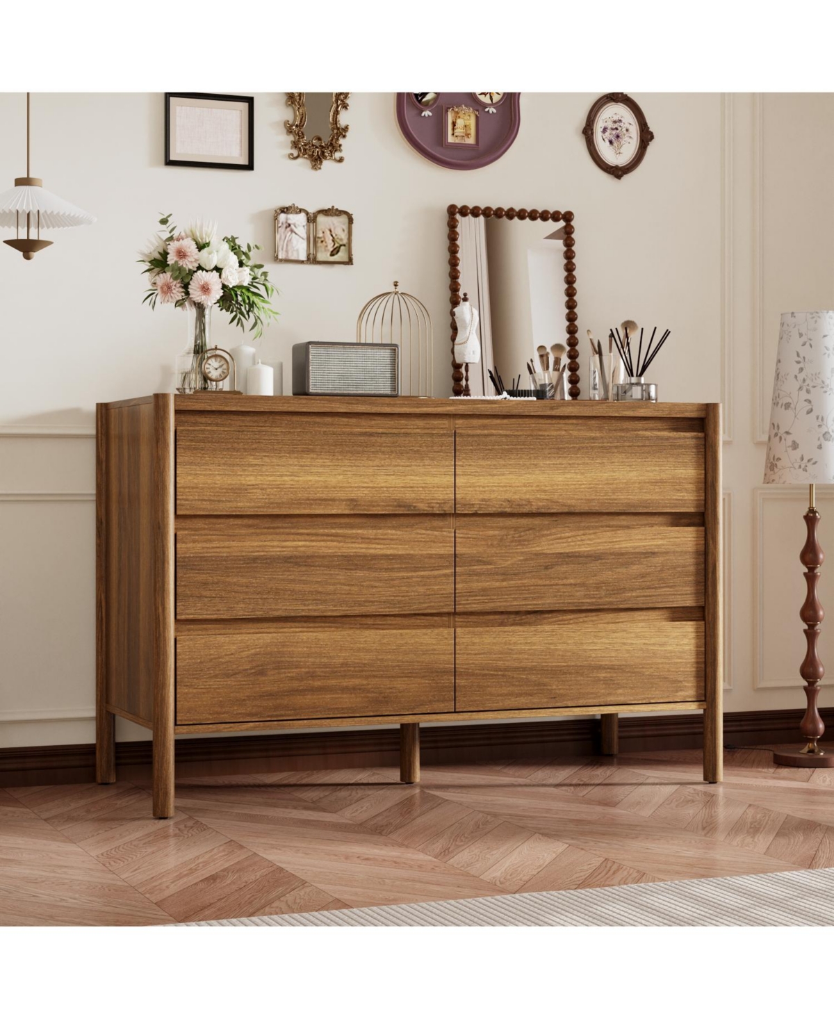 Click here for Homsee Modern 6-Drawer Chest of Drawers - 47-Inch... prices