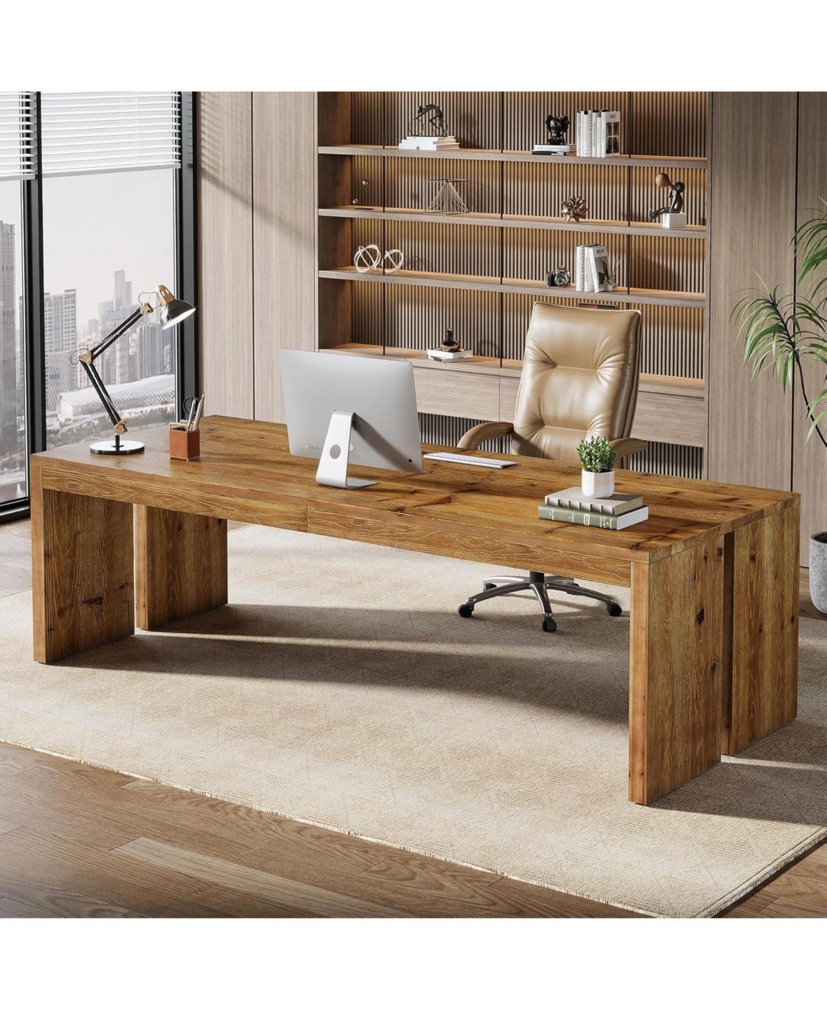 Click here for Tribesigns Extra Long Desk  2-Person Desk for Home... prices