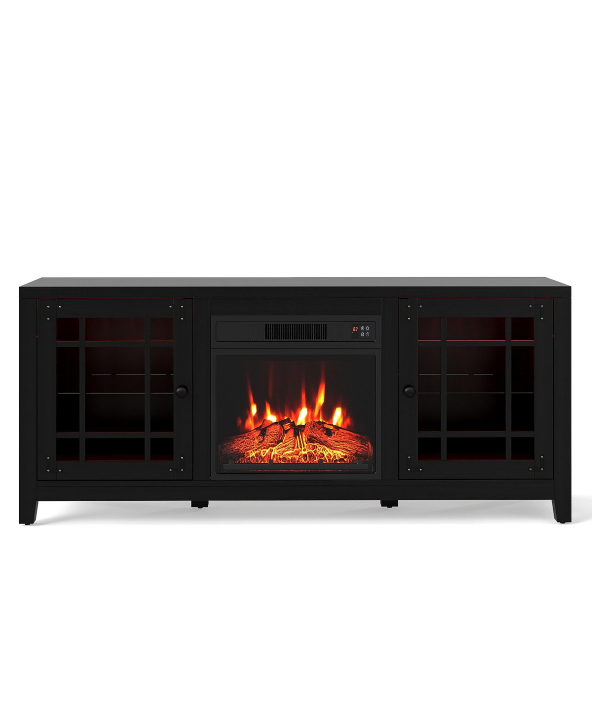 Click here for Slickblue Modern Tv Stand with 18 Inch Fireplace a... prices