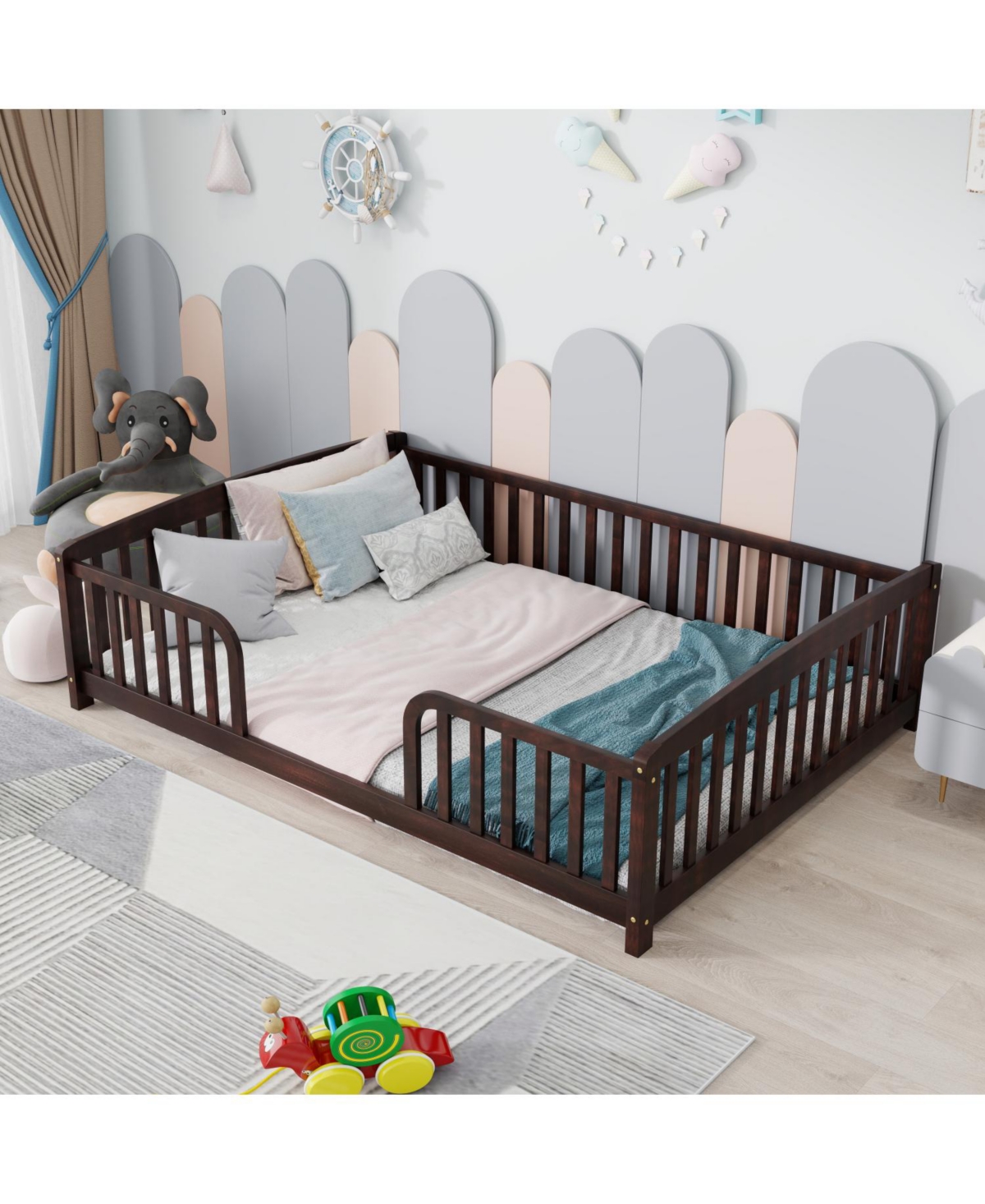 Click here for Rainsken Floor Bed with Rails  Montessori Floor Be... prices