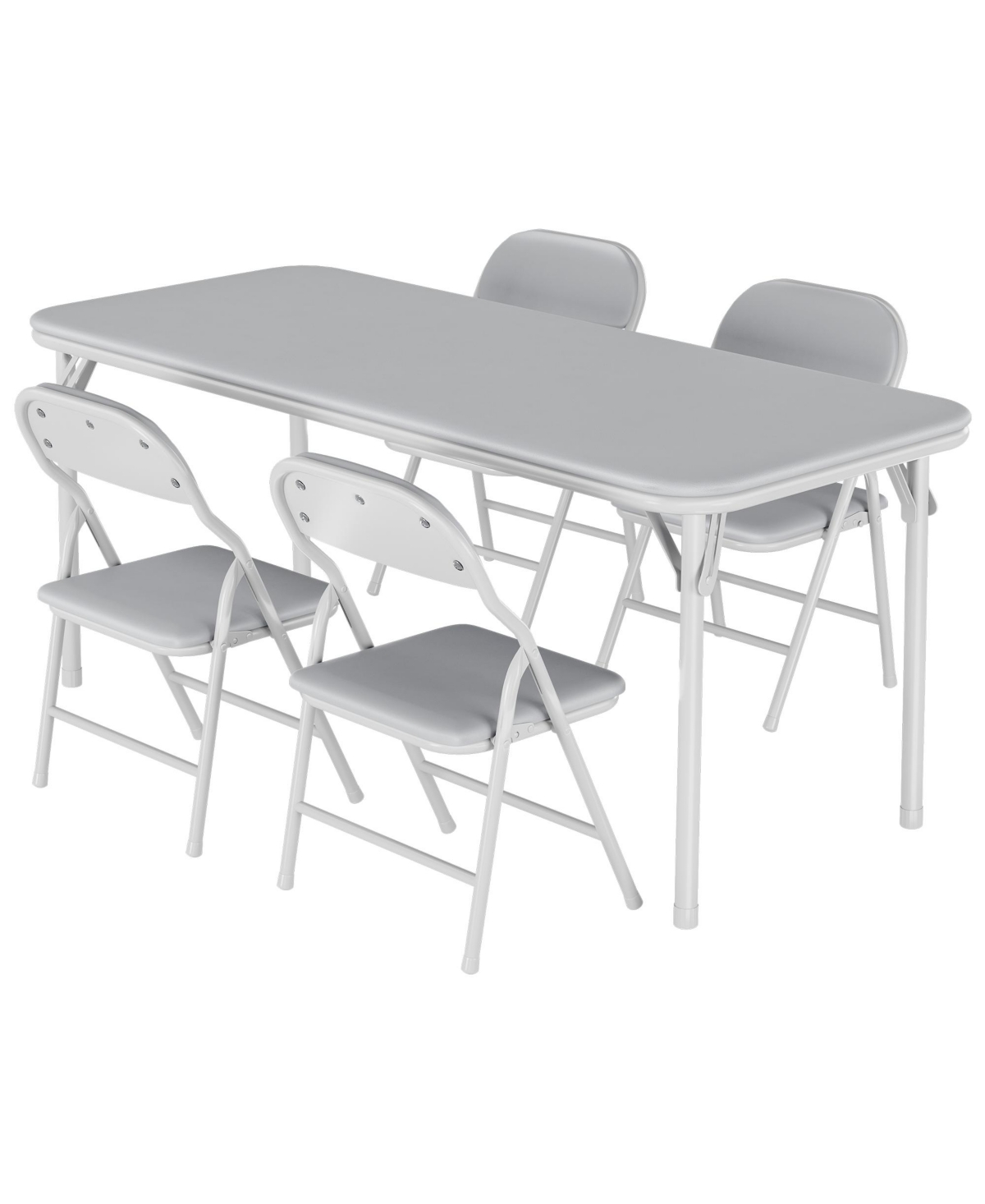 Click here for homfan 5 Piece Folding Kids Table and Chairs Set C... prices