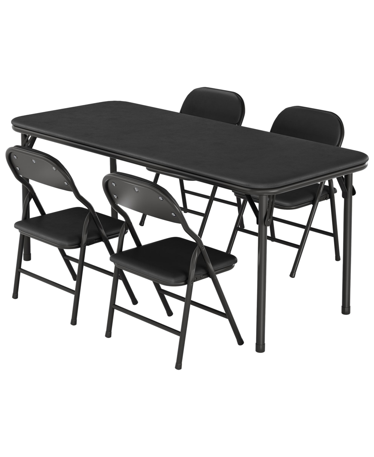 Click here for homfan 5 Piece Folding Kids Table and Chairs Set C... prices