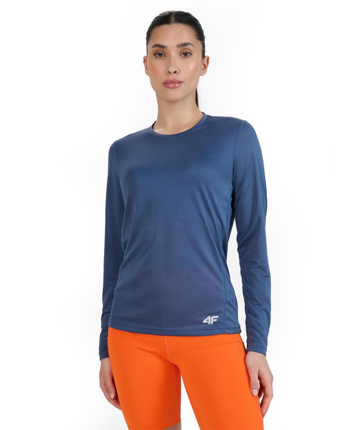 Click here for 4F Womens Quick-Drying Running Longsleeve - Denim prices