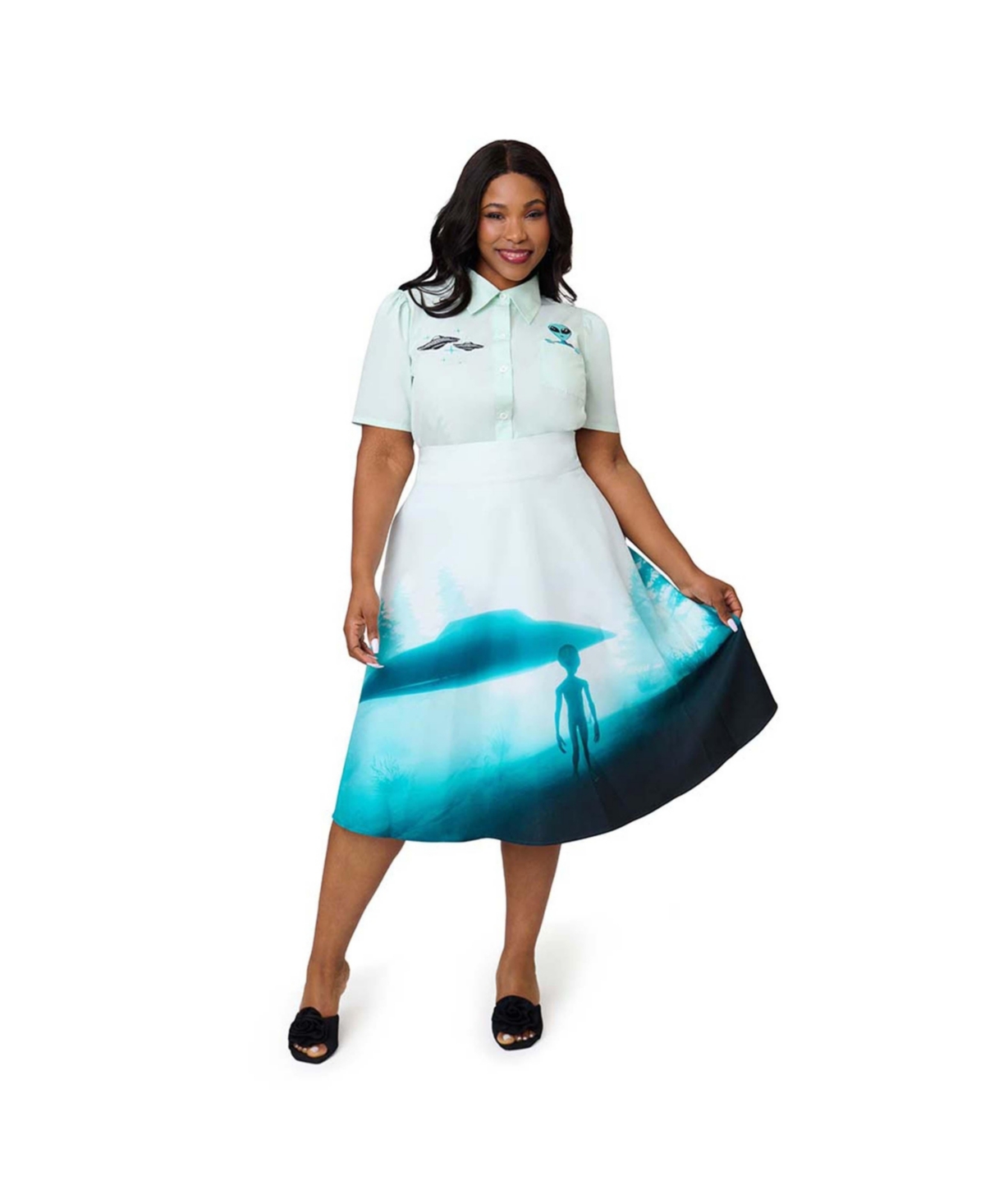 Click here for Unique Vintage Plus Size Retro Style High Waist Vi... prices