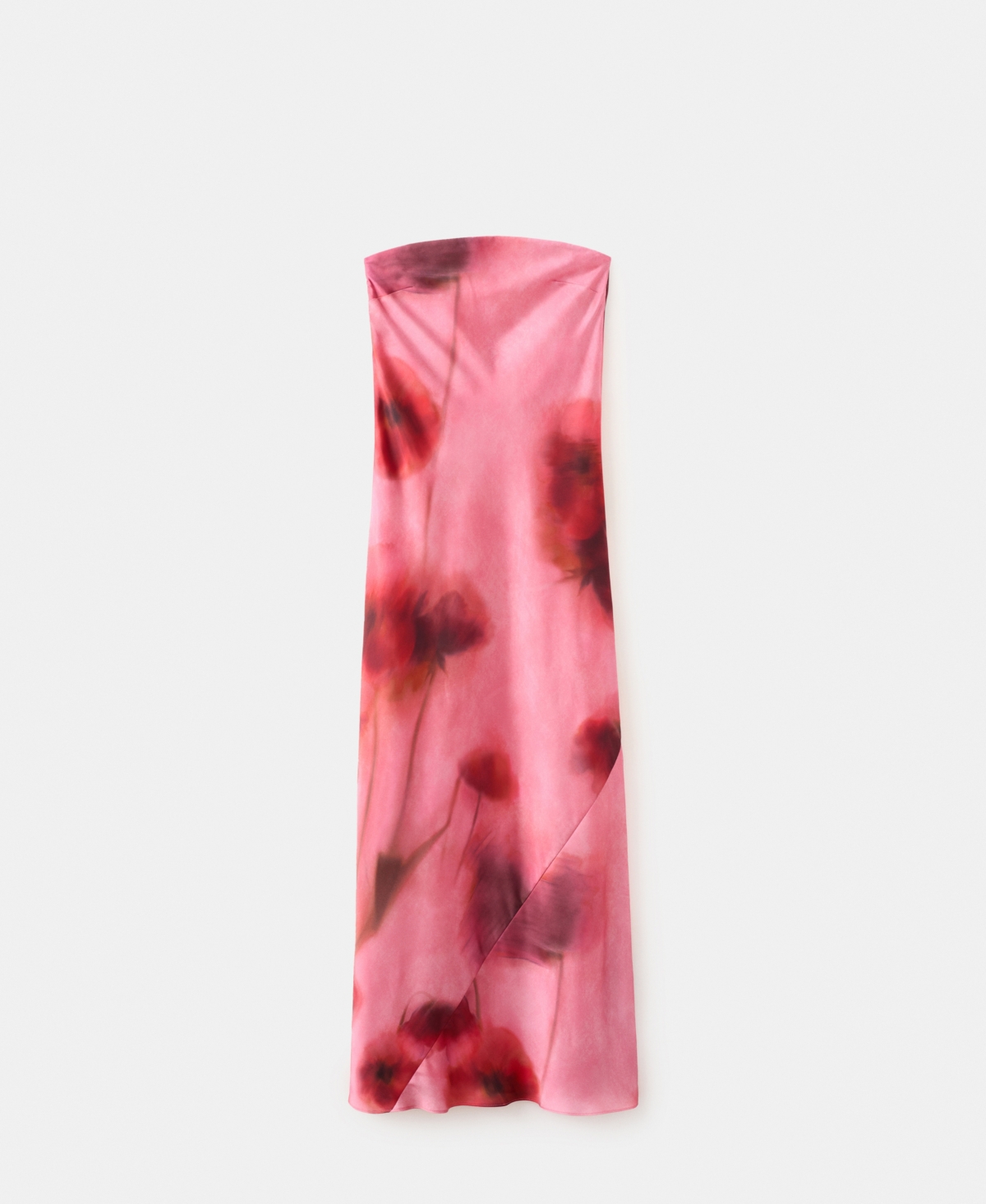 Click here for Mango Womens Strapless Floral Dress - Pastel Pink prices