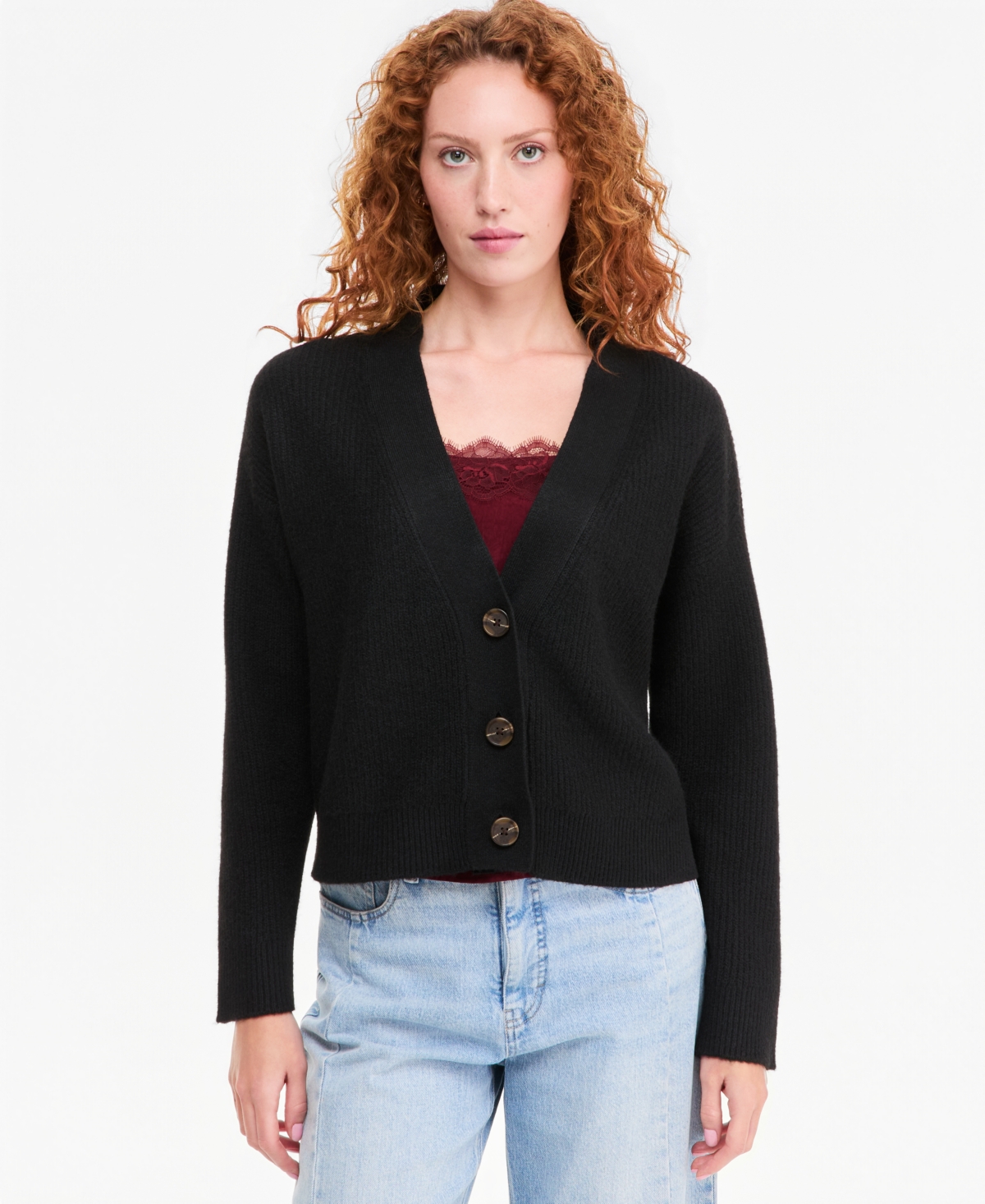 Click here for On 34th Womens 3 Button V-Neck Cardigan  Macys Exc... prices