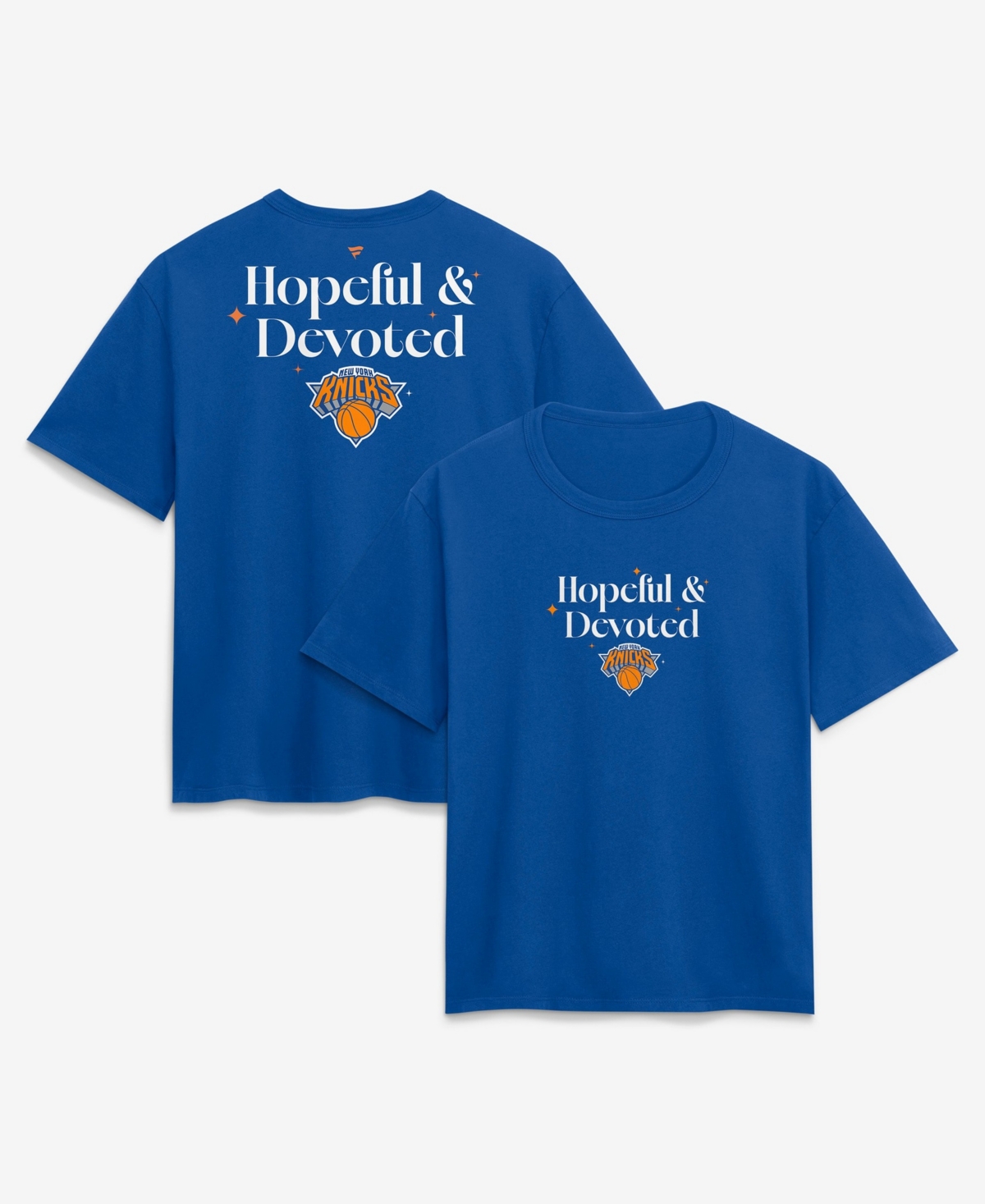 Click here for Fanatics Womens Blue New York Knicks Hopeful Devot... prices
