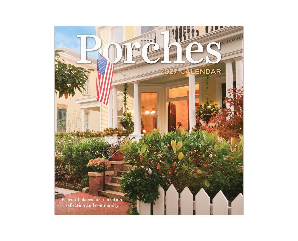 Click here for Tf Publishing Paper Goods 2027 Porches Wall Calend... prices
